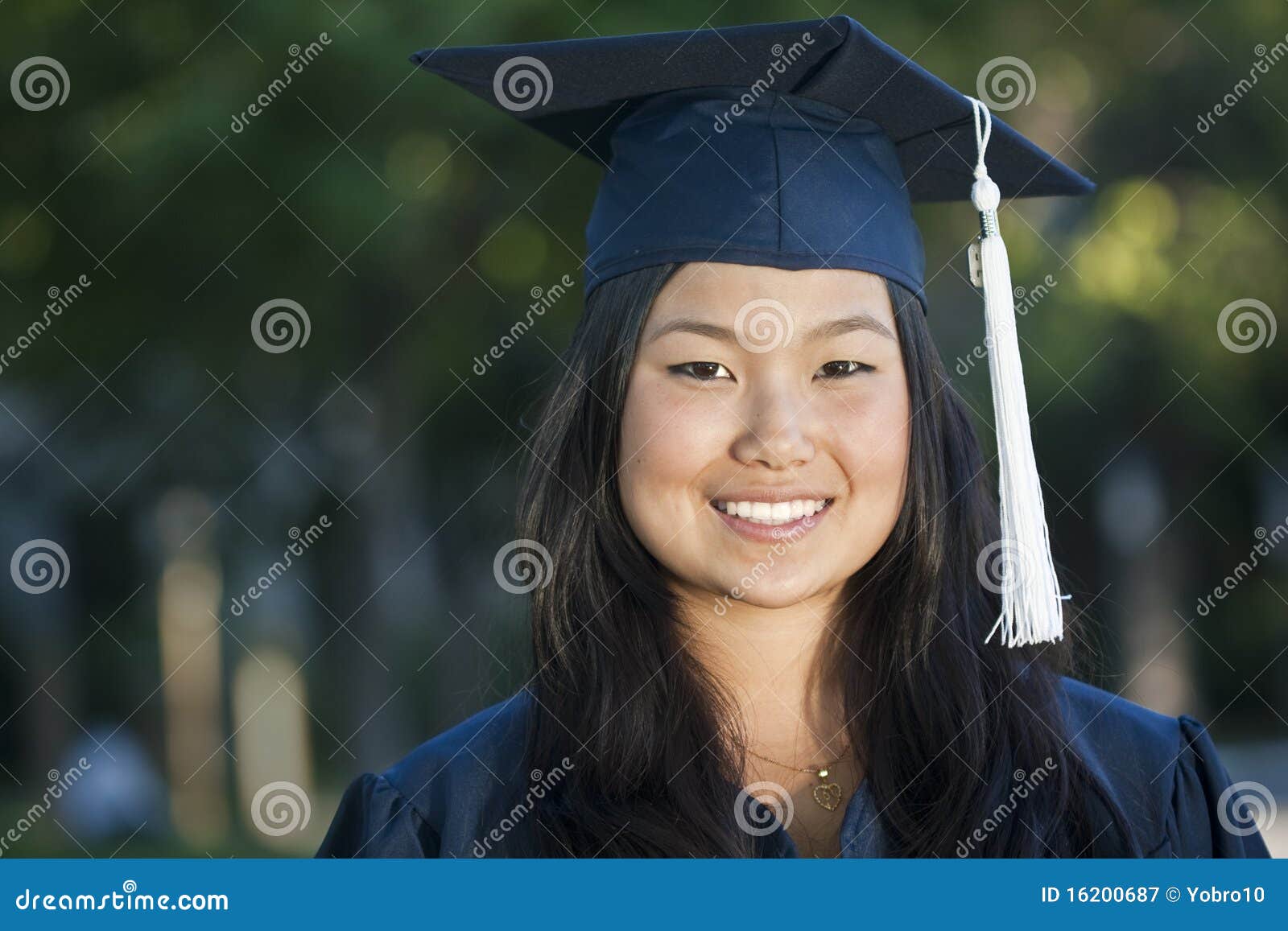 Beautiful Asian Graduate stock image. Image of educated - 16200687