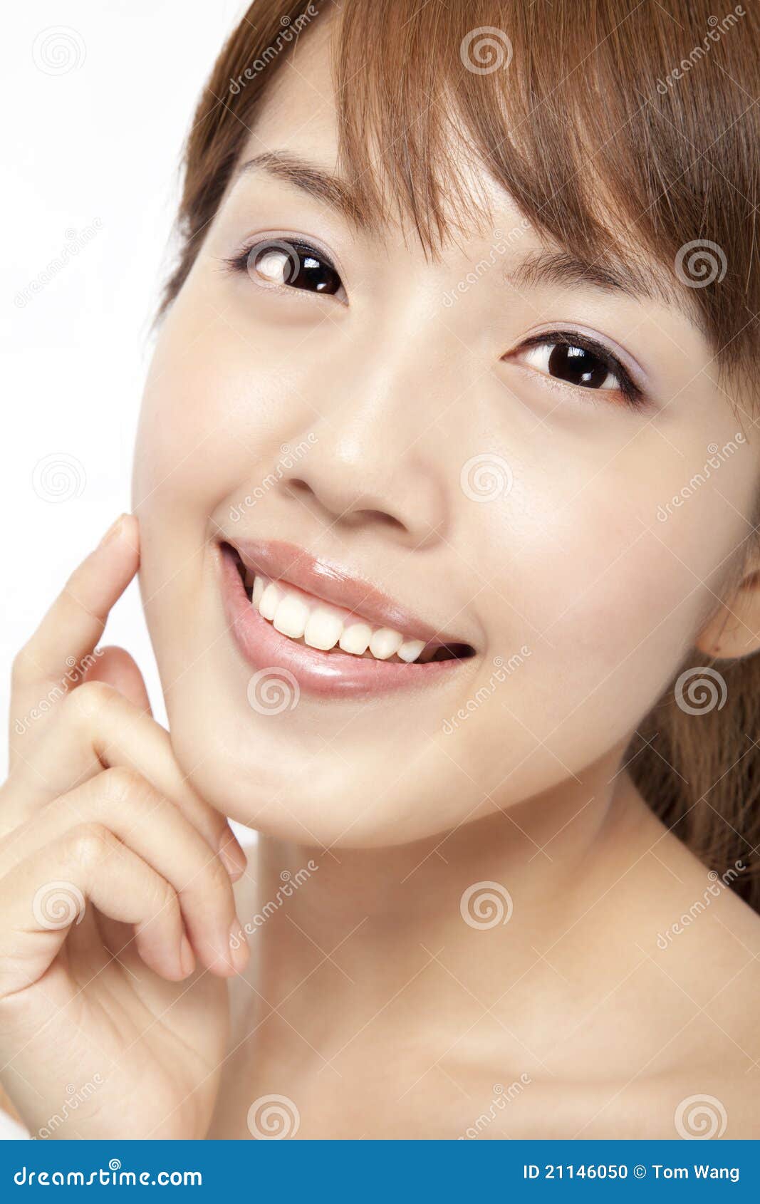 Beautiful Asian Woman S Face Stock Photo - Image of fashion, female ...