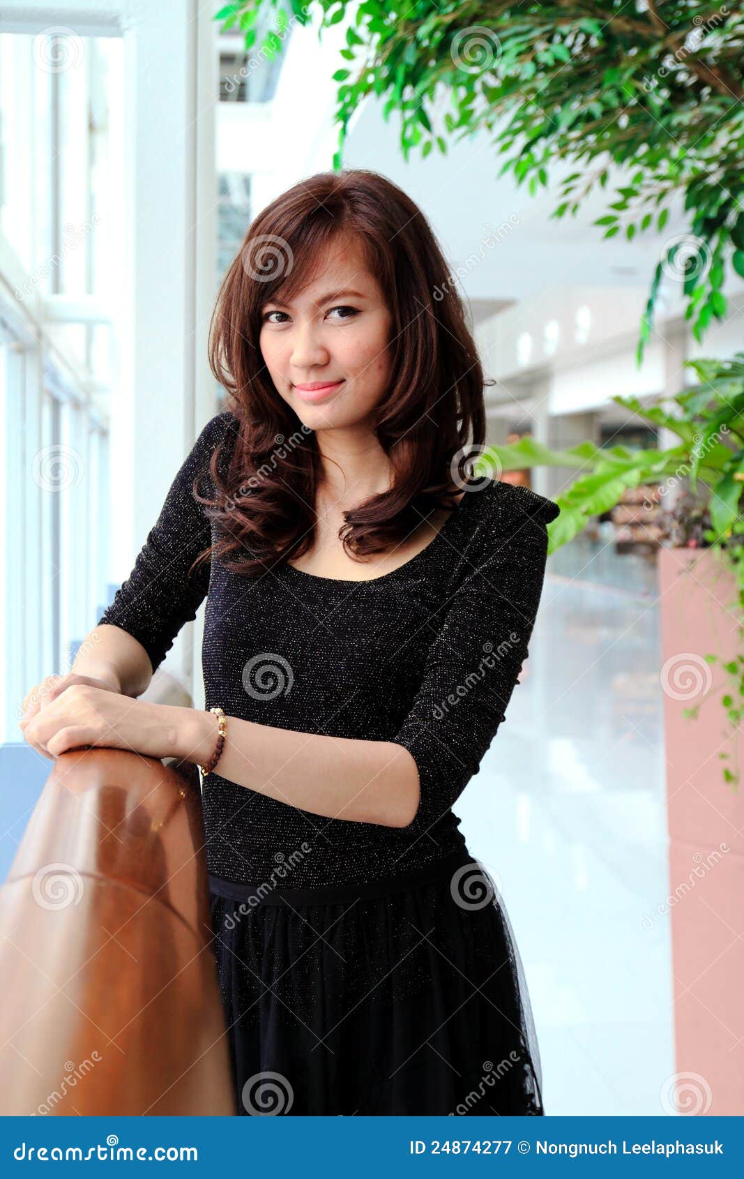 Beautiful Asian Woman Smiling Stock Image - Image of beauty, friendly ...