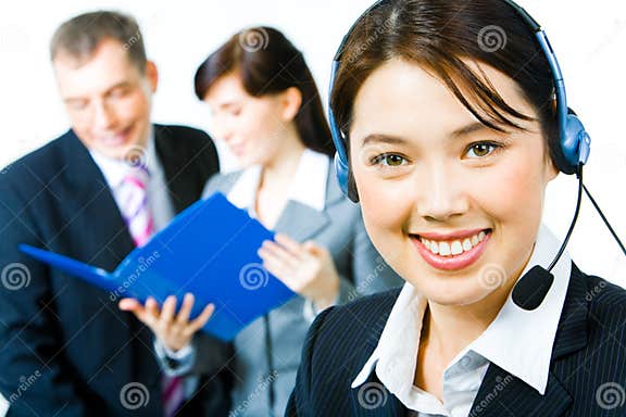 Beautiful assistant stock photo. Image of asian, attractive - 5144450