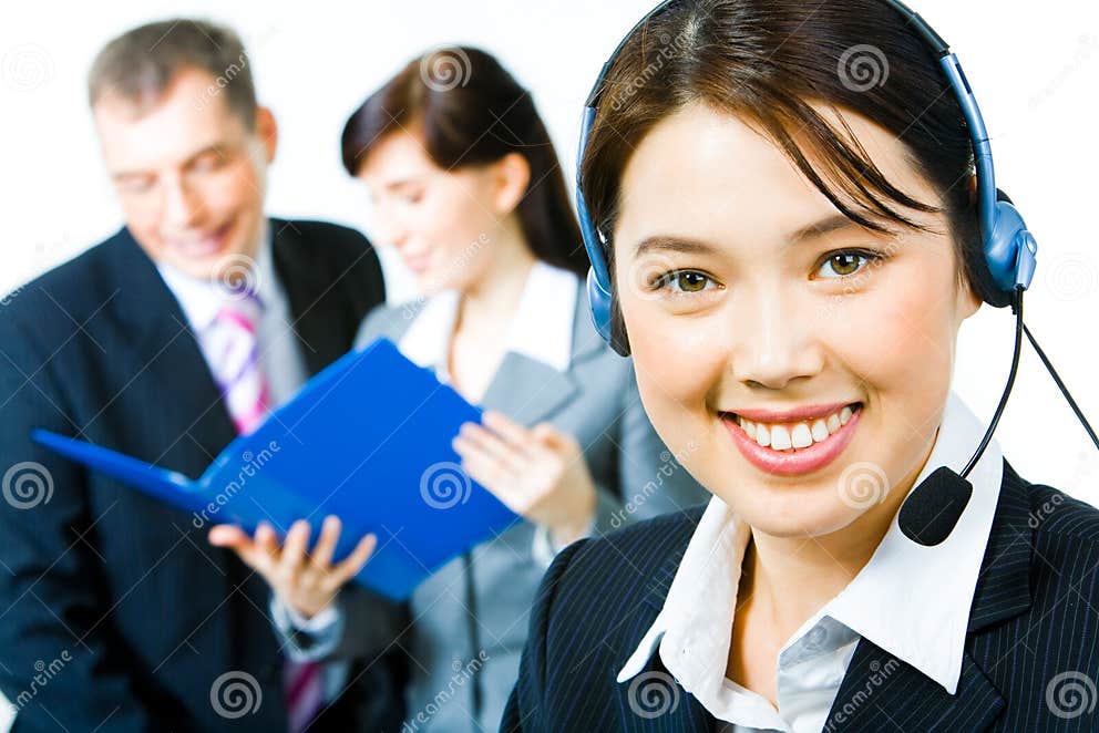 Beautiful assistant stock photo. Image of asian, attractive - 5144450