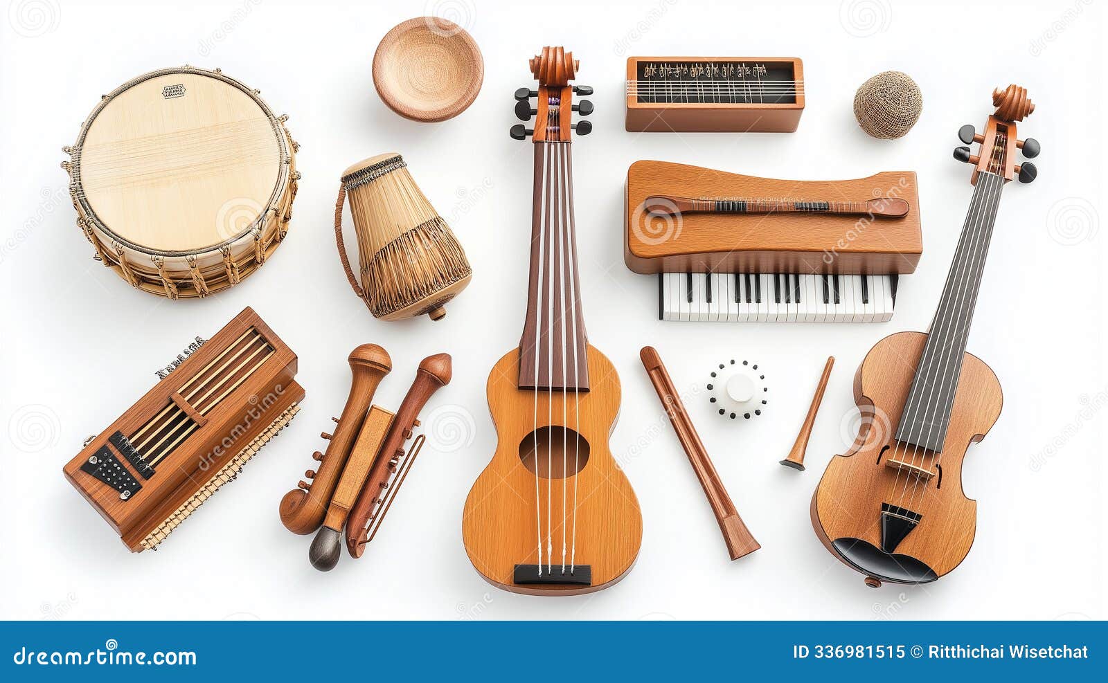 A Beautiful Assortment of Musical Instruments, Waiting To Be Played ...