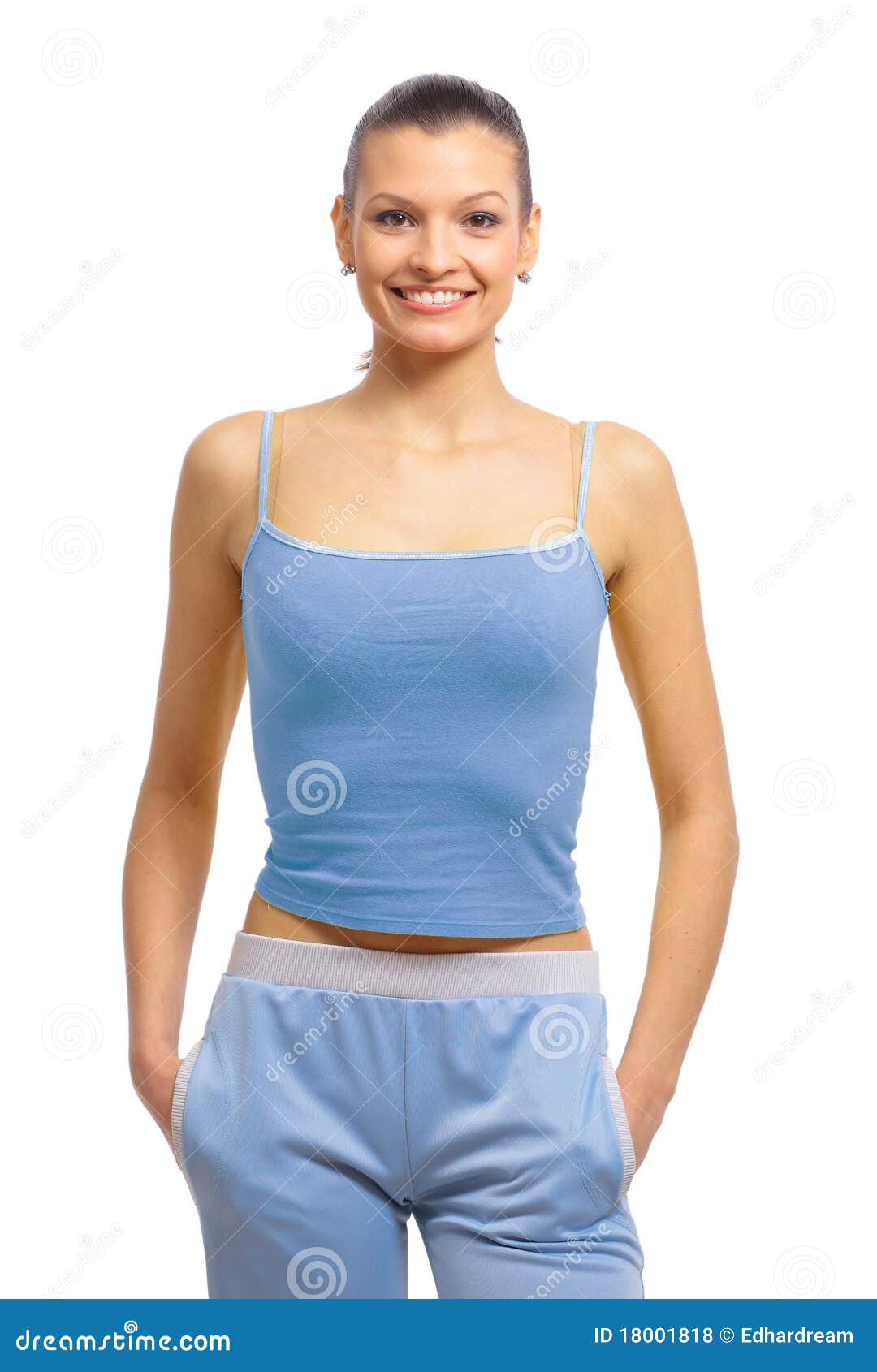 Beautiful Athletic Young Woman Stock Photo - Image of girl, recreation ...