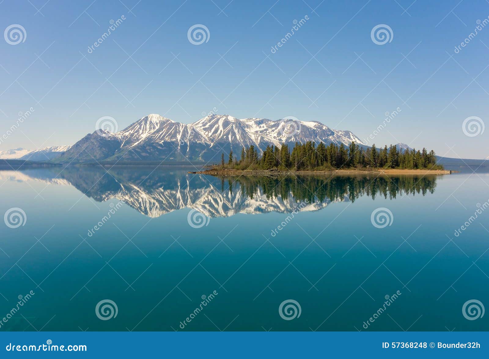 Beautiful Atlin Lake in the Springtime Stock Photo - Image of pristine ...
