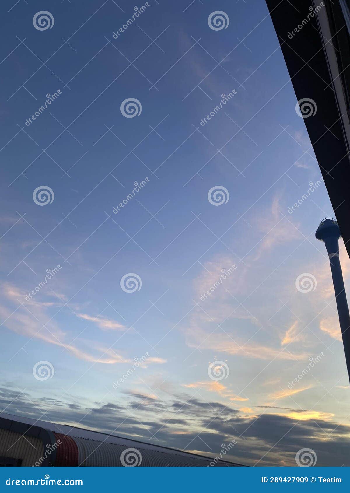 Beautiful Atmosphere in the Evening Makes You Feel Good. Stock Image ...