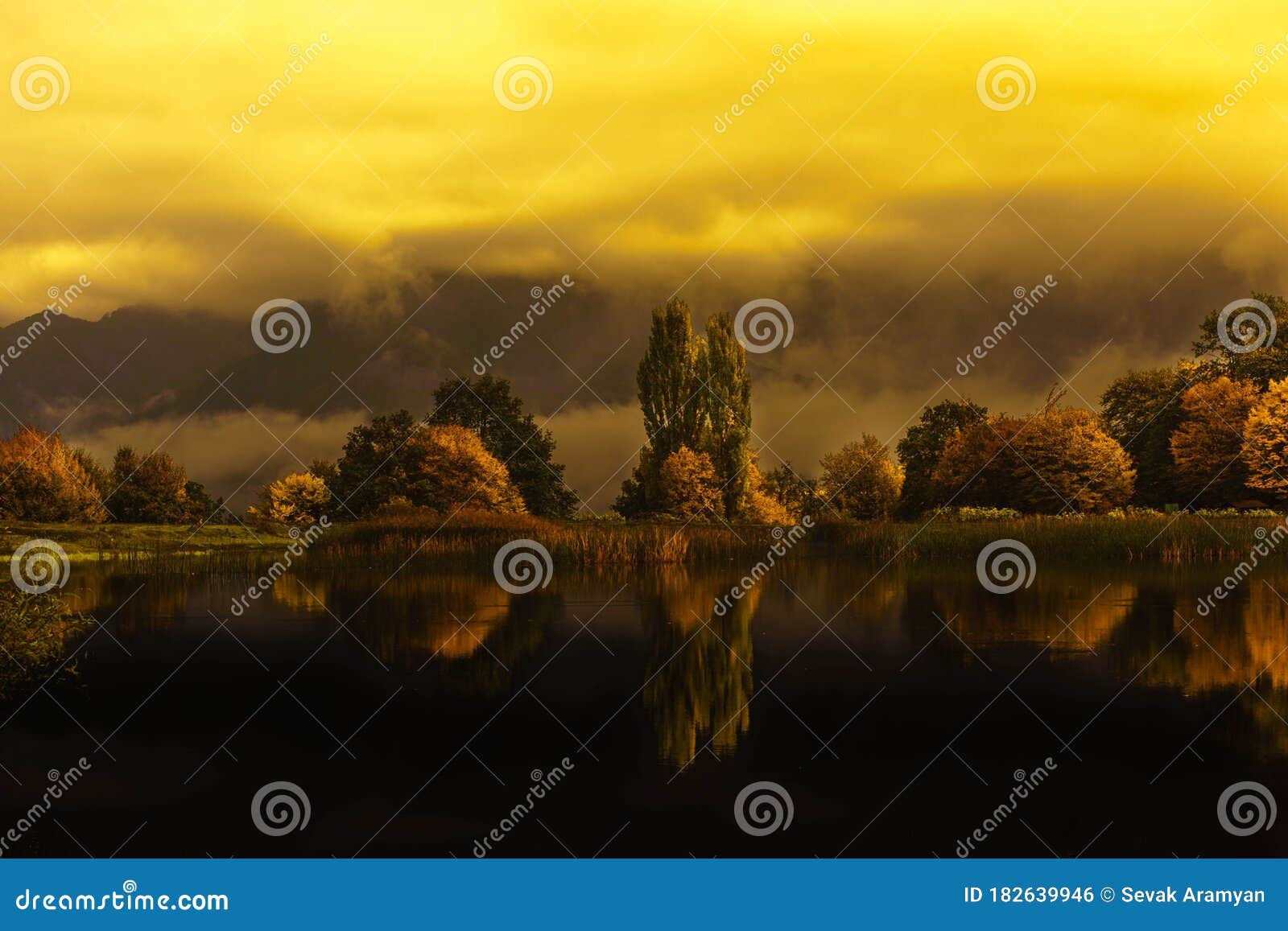 Beautiful Atmosphere of the Sky at Sunset Stock Photo - Image of ...