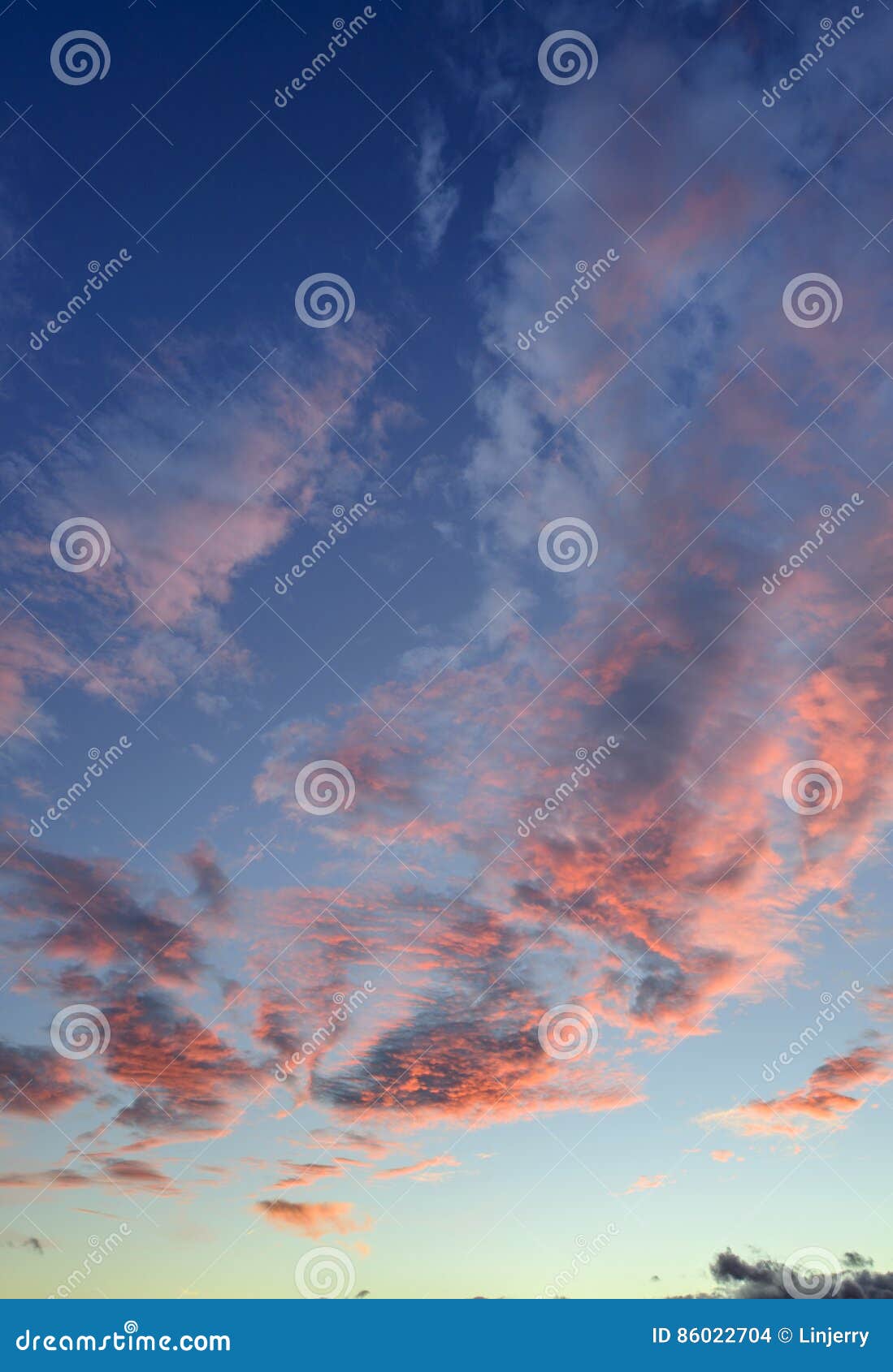 Beautiful Atmosphere of the Sky at Sunset Stock Photo - Image of flare ...