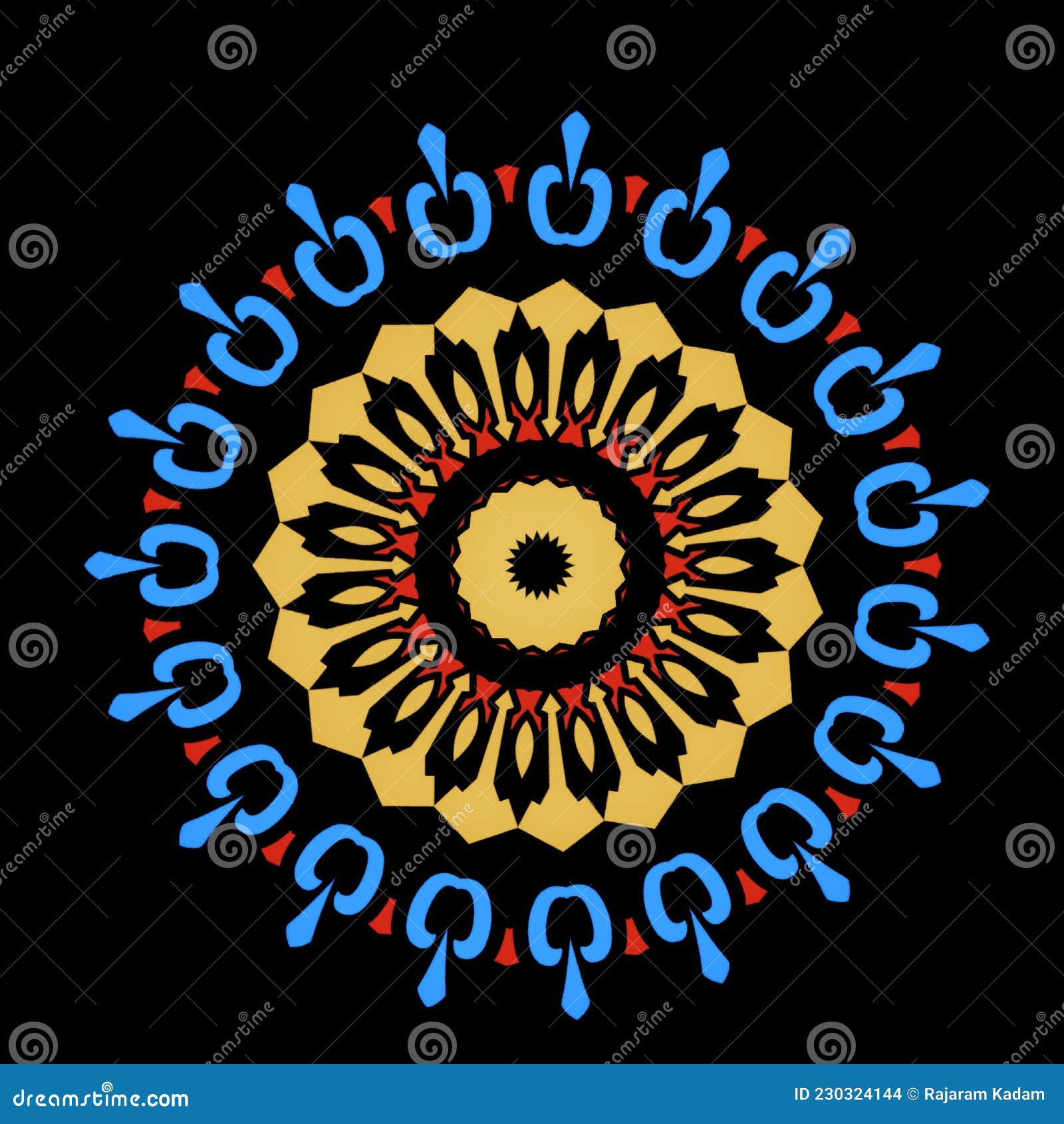 Beautiful Attractive Graphic Victor Illustration Design. Stock ...