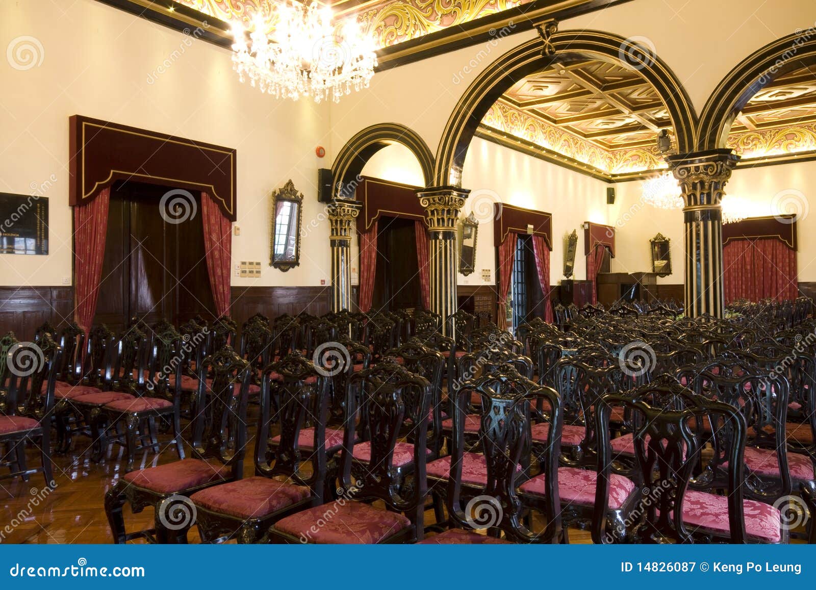 Beautiful auditorium hall stock image. Image of corporation - 14826087