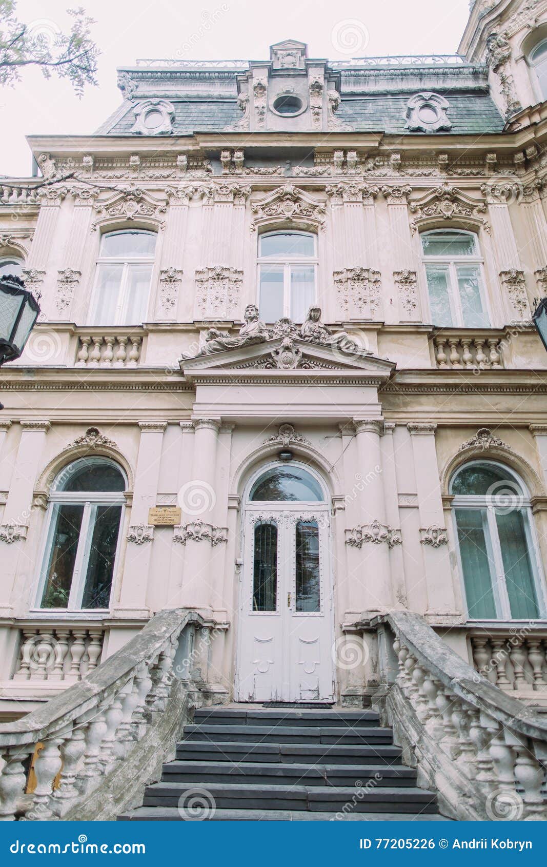 Beautiful Austrian Classic 19-th Century Building Main Enbtrance Stock ...