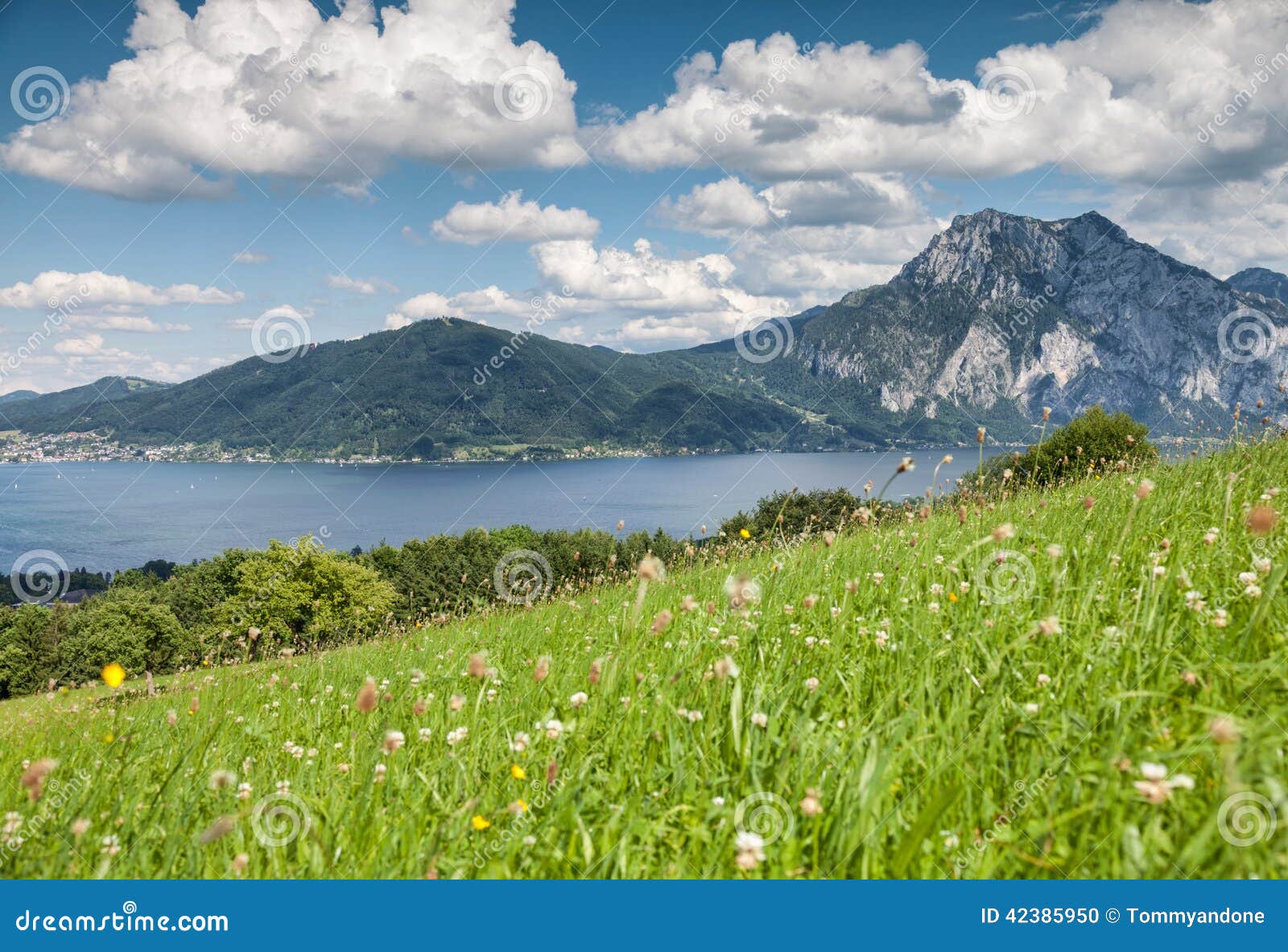 Beautiful Austrian Landscape Stock Photo - Image of alps, road: 42385950