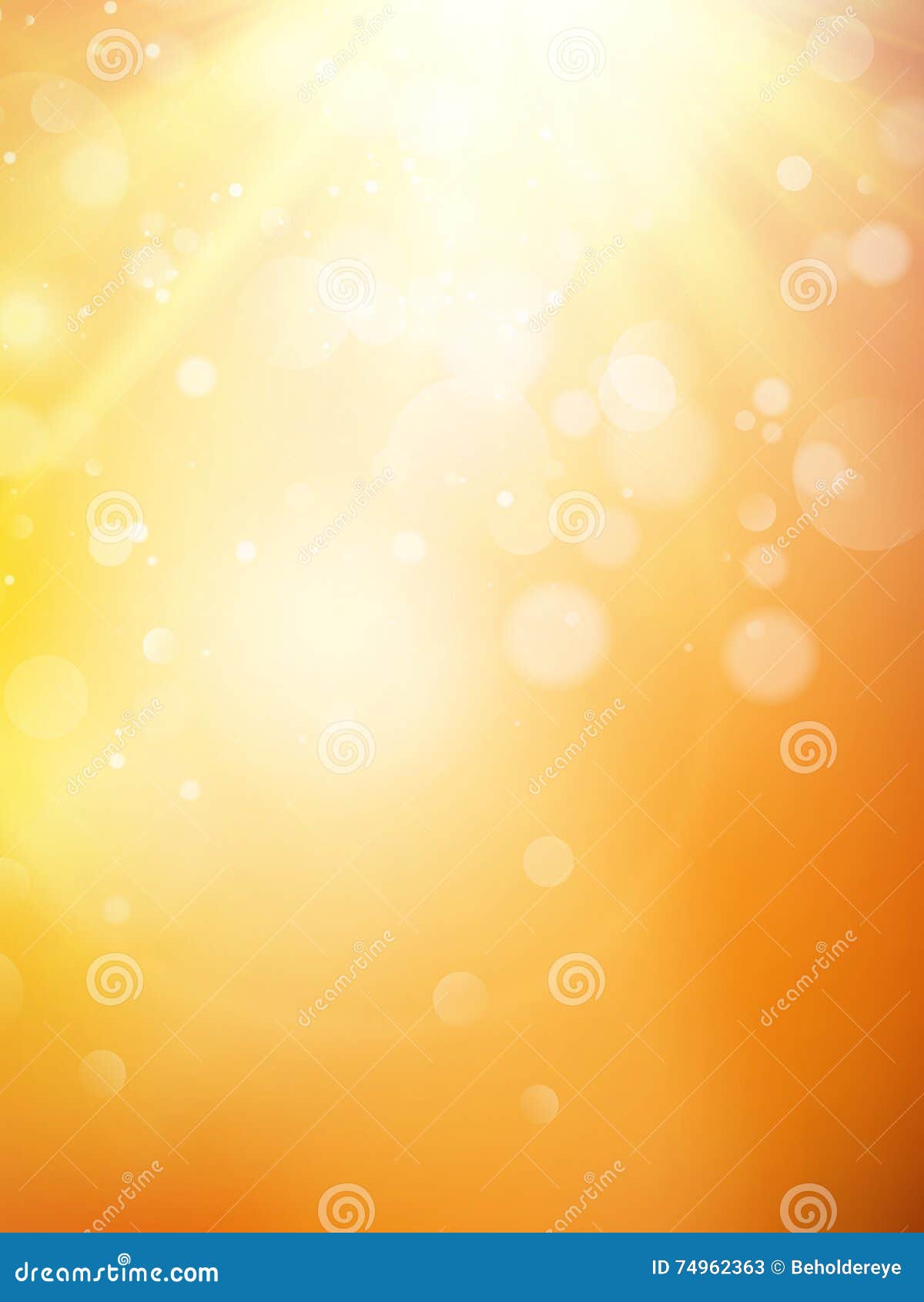 Beautiful Autumn Background with Sun. EPS 10 Stock Vector ...