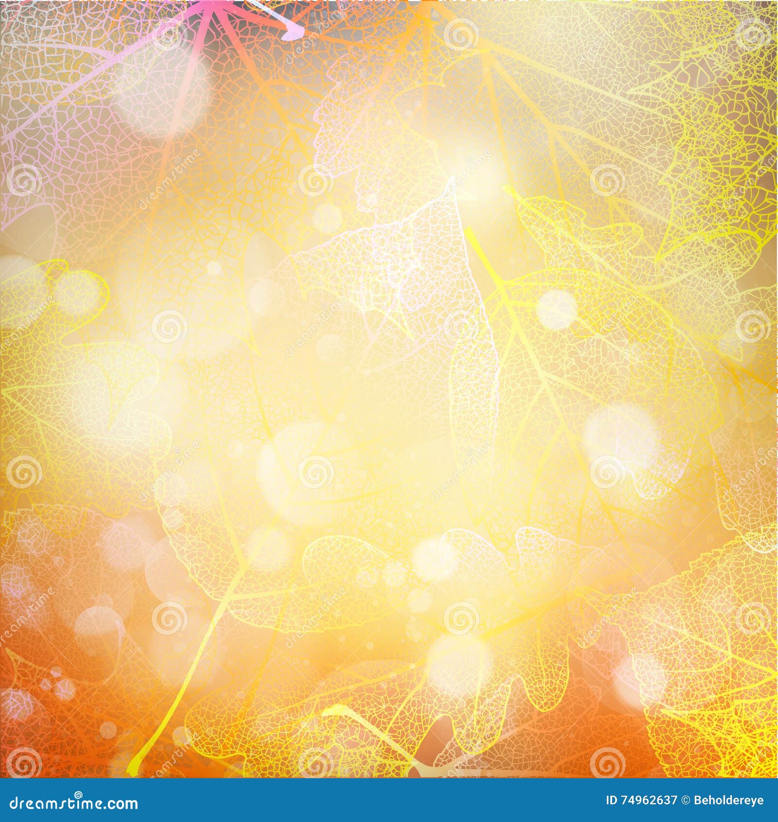 Beautiful Autumn Background with Sun. EPS 10 Stock Vector ...