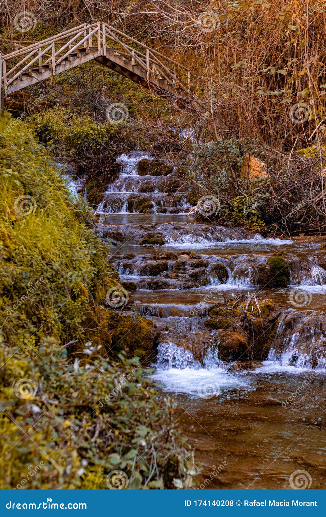 Beautiful Autumn Landscape with Warm Colors a Beautiful River Stock ...