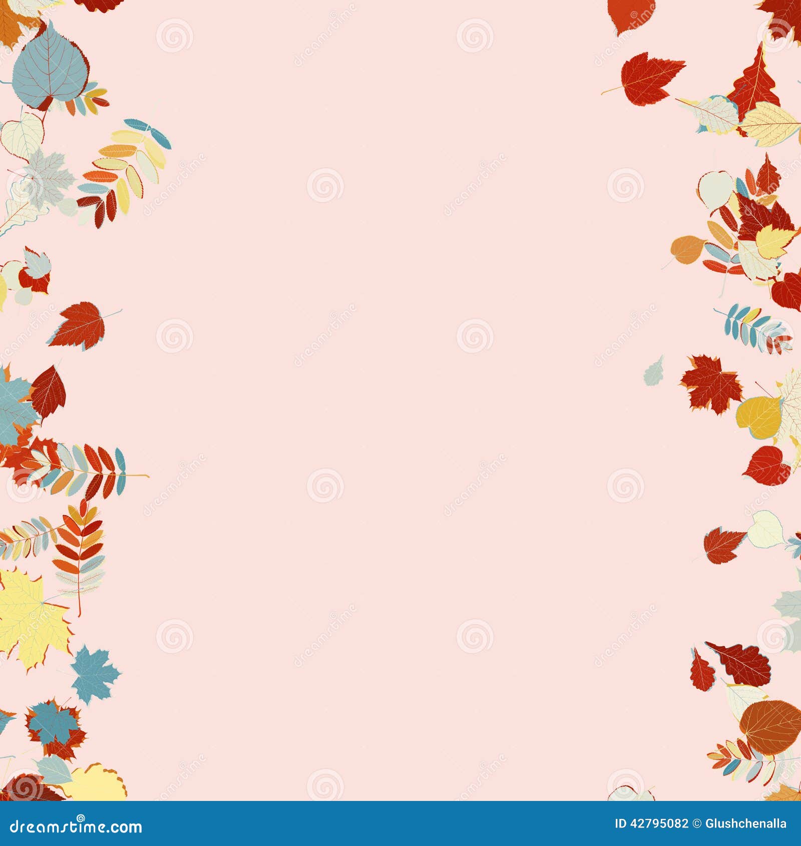 Beautiful autumn Leaves. stock vector. Illustration of background ...