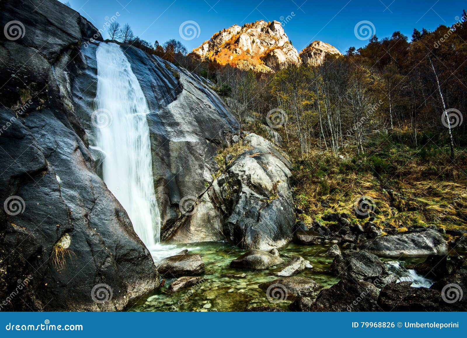 Beautiful Autumn Mountain Landscape Stock Photo - Image of scape, color ...