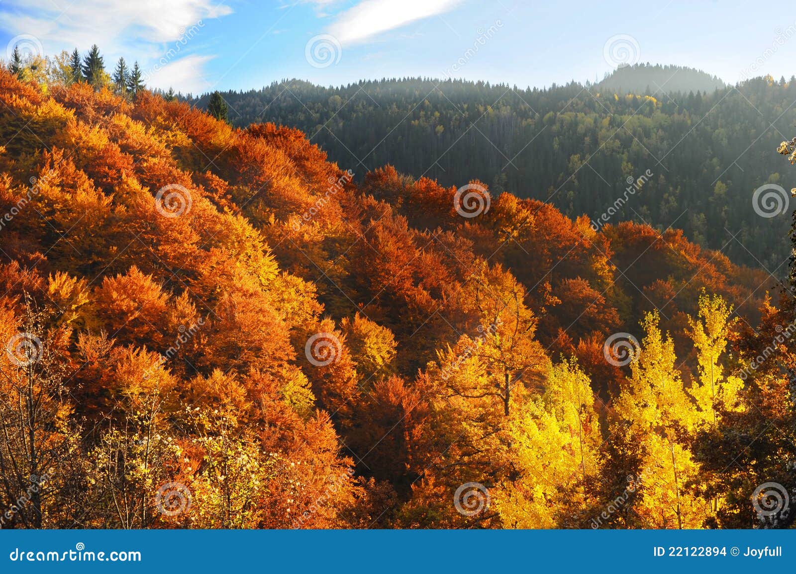 Beautiful autumn mountains stock photo. Image of plant - 22122894