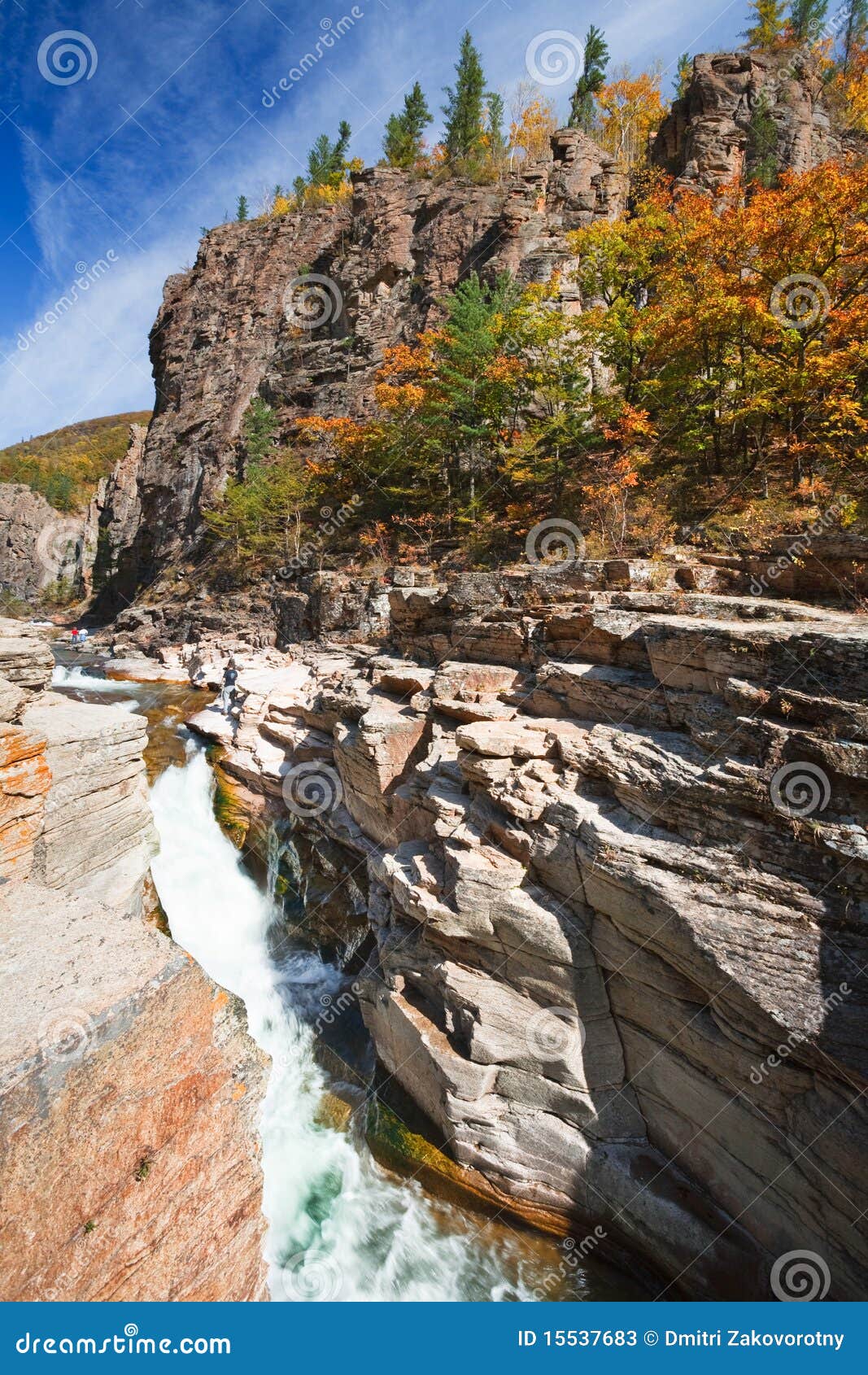 Beautiful autumn river stock image. Image of ornamental - 15537683