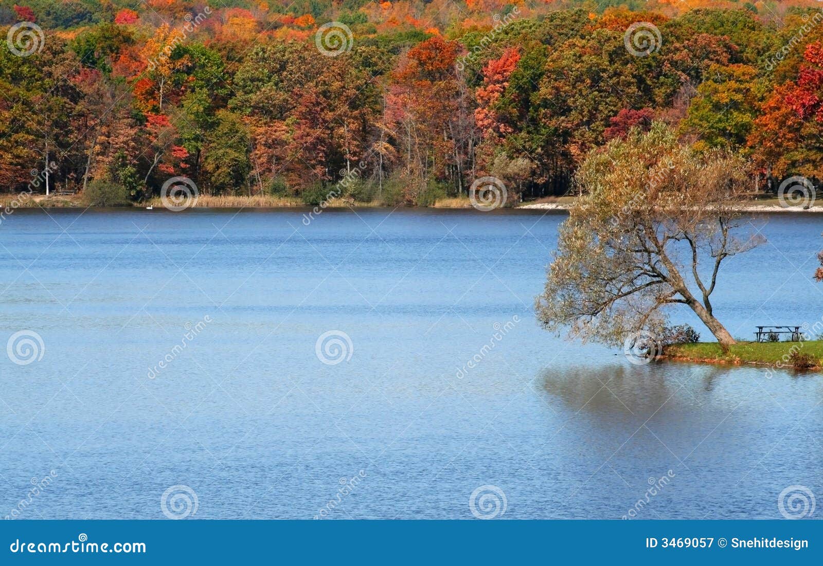 Beautiful Autumn Scene stock image. Image of outdoors - 3469057