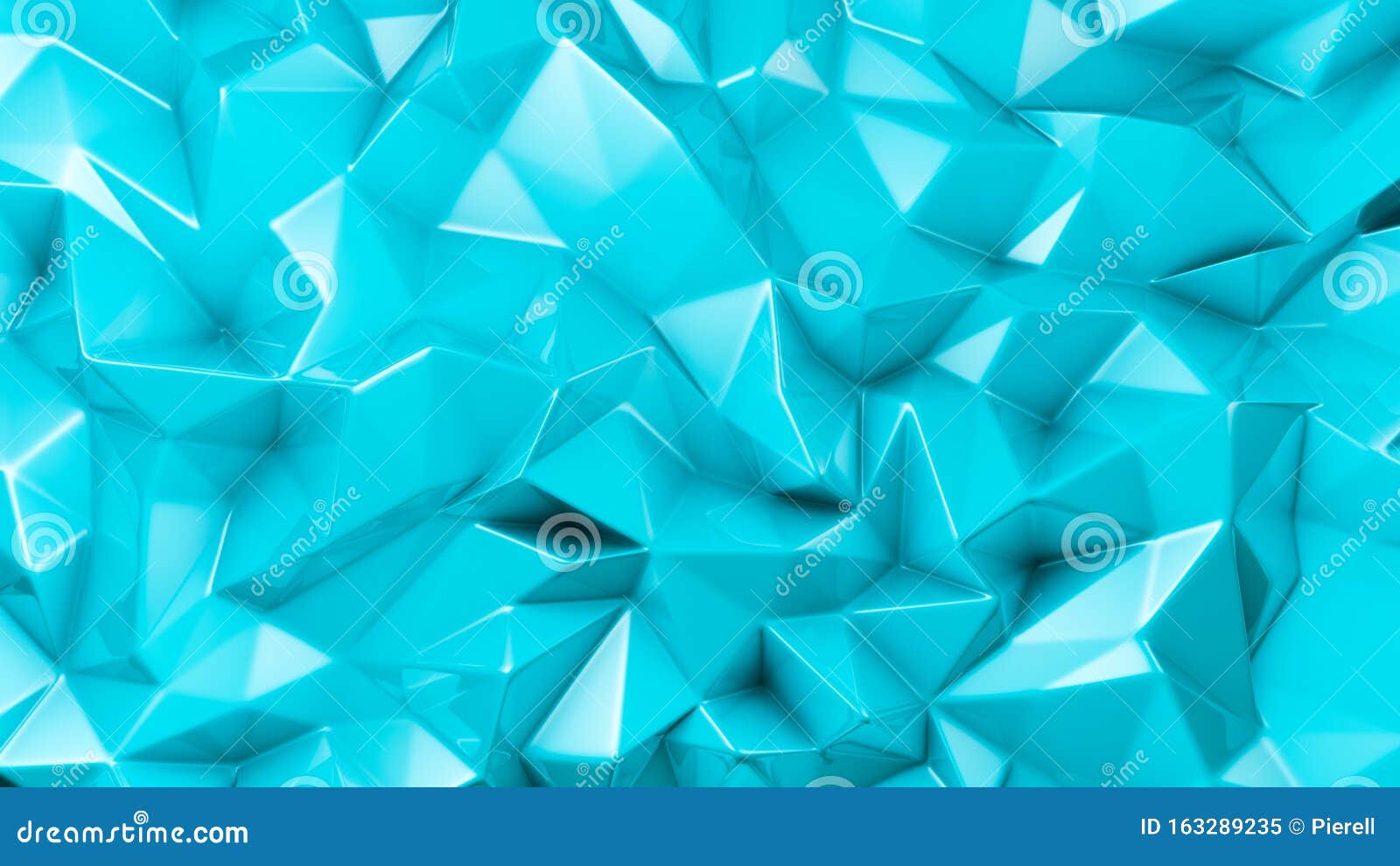 Beautiful Azure Crystal Background. 3d Illustration, 3d Rendering Stock ...