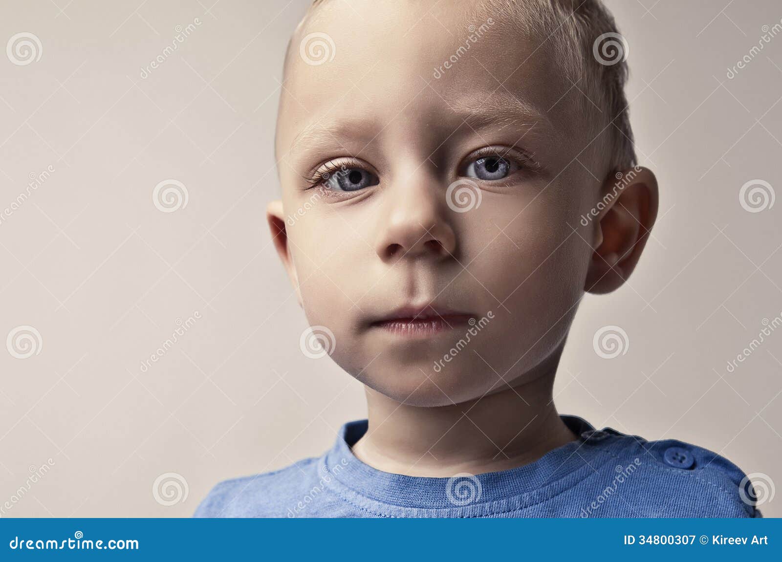Beautiful Babe with Blue Eyes. Stock Image - Image of happy, adorable ...