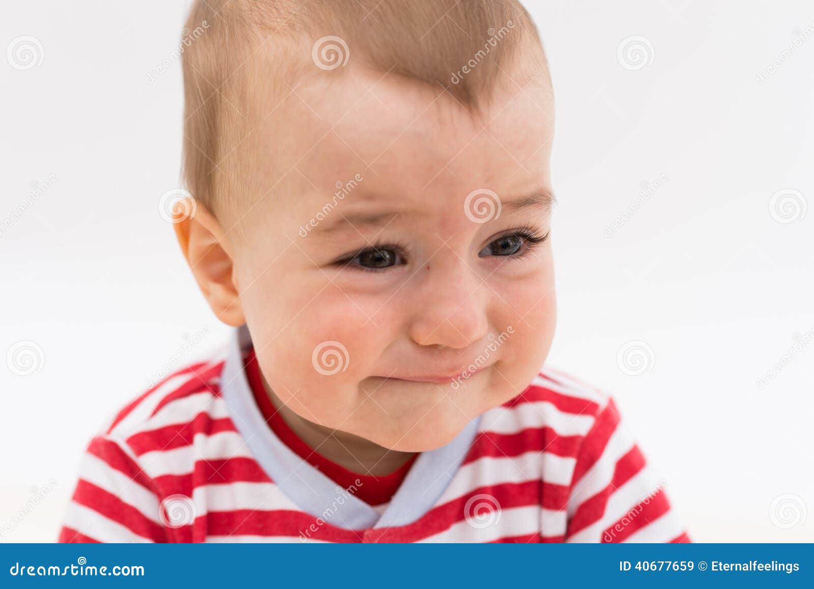 Beautiful baby boy crying stock image. Image of face - 40677659