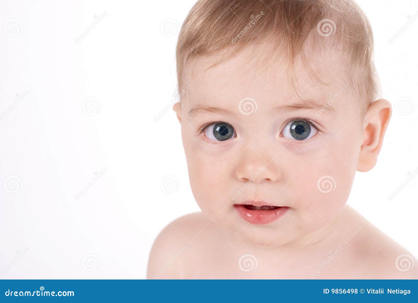 Beautiful baby boy face stock photo. Image of expression - 9856498