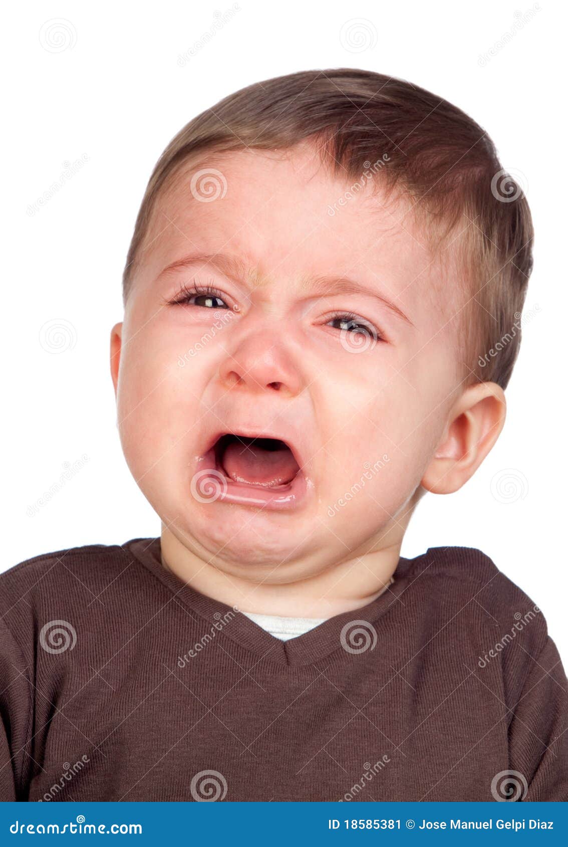 White Baby Crying