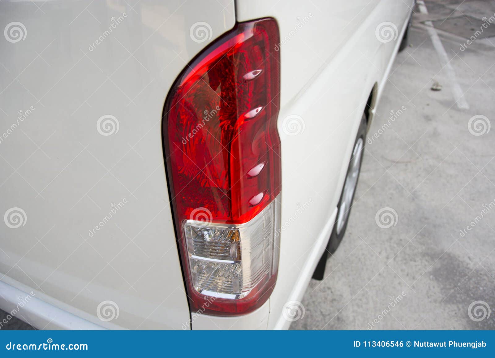 Back light of the car. stock photo. Image of metallic - 113406546