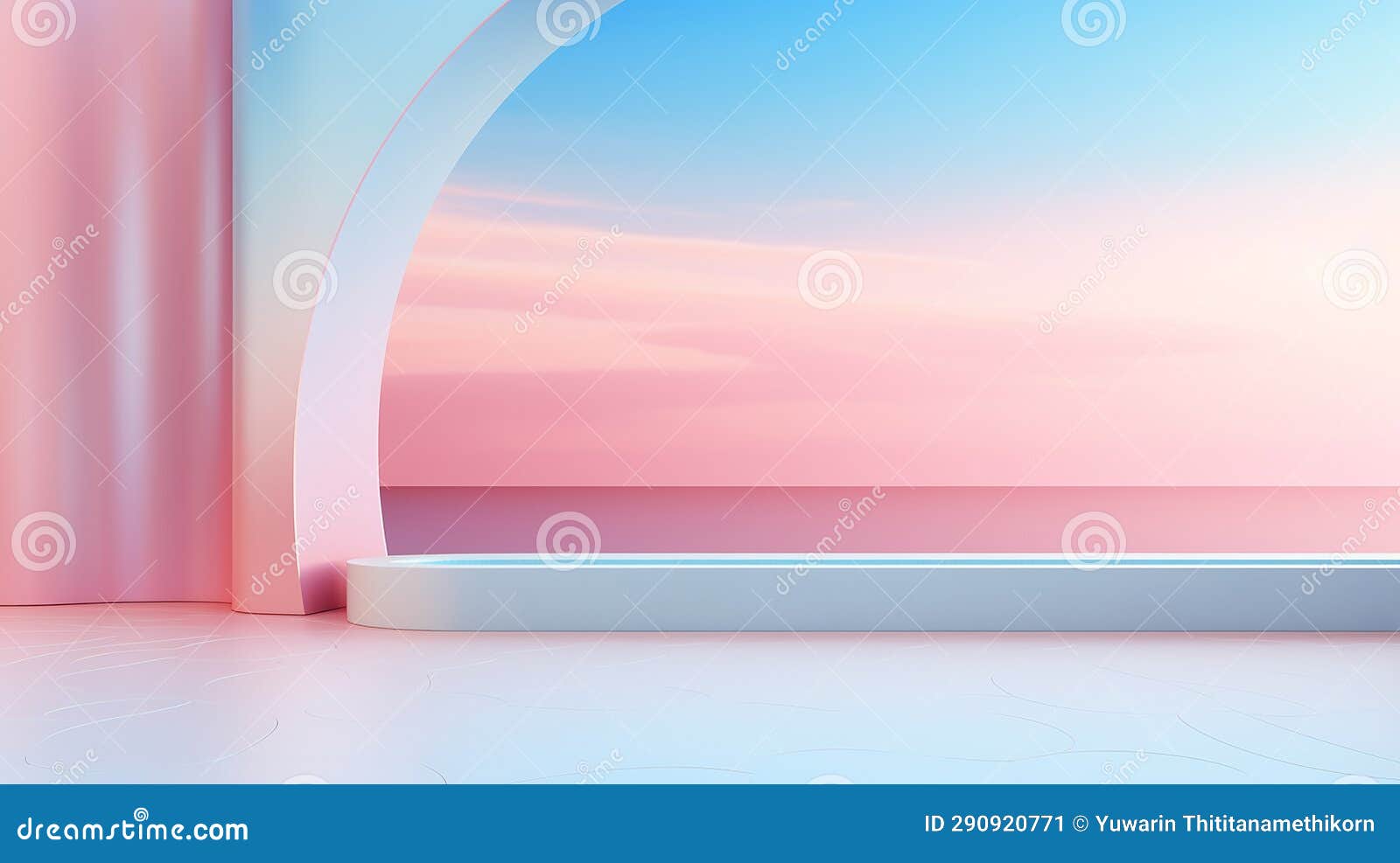 Beautiful Backdrop for Design and Product Presentation. Generative AI ...