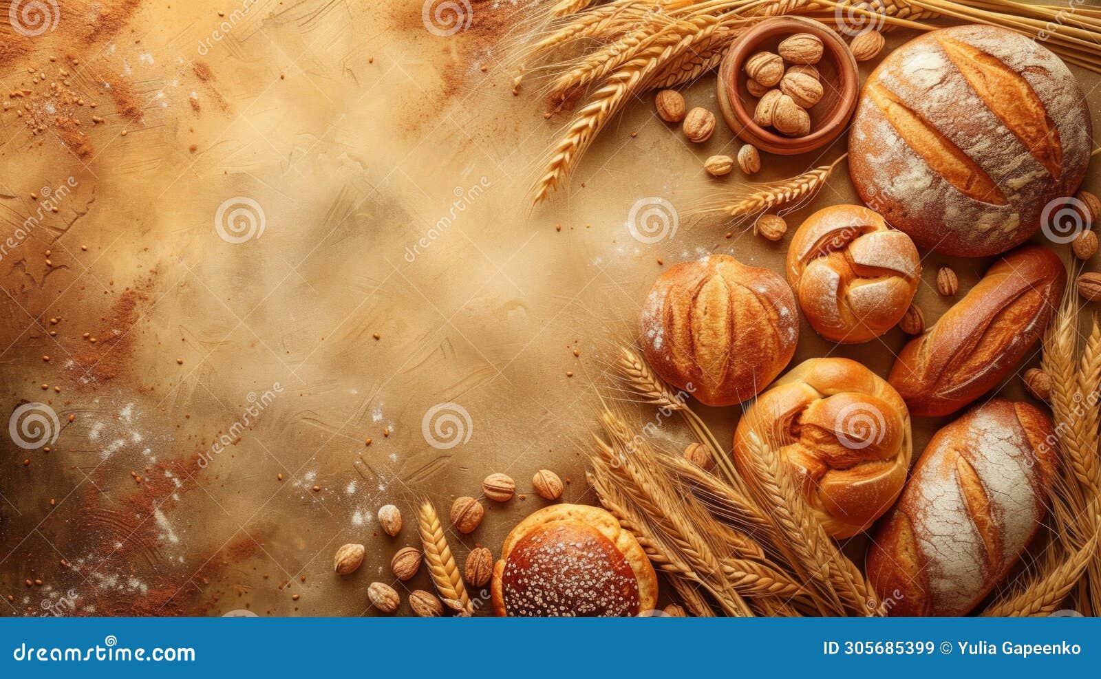 Beautiful Background for Bakery Advertising Stock Image - Image of ...