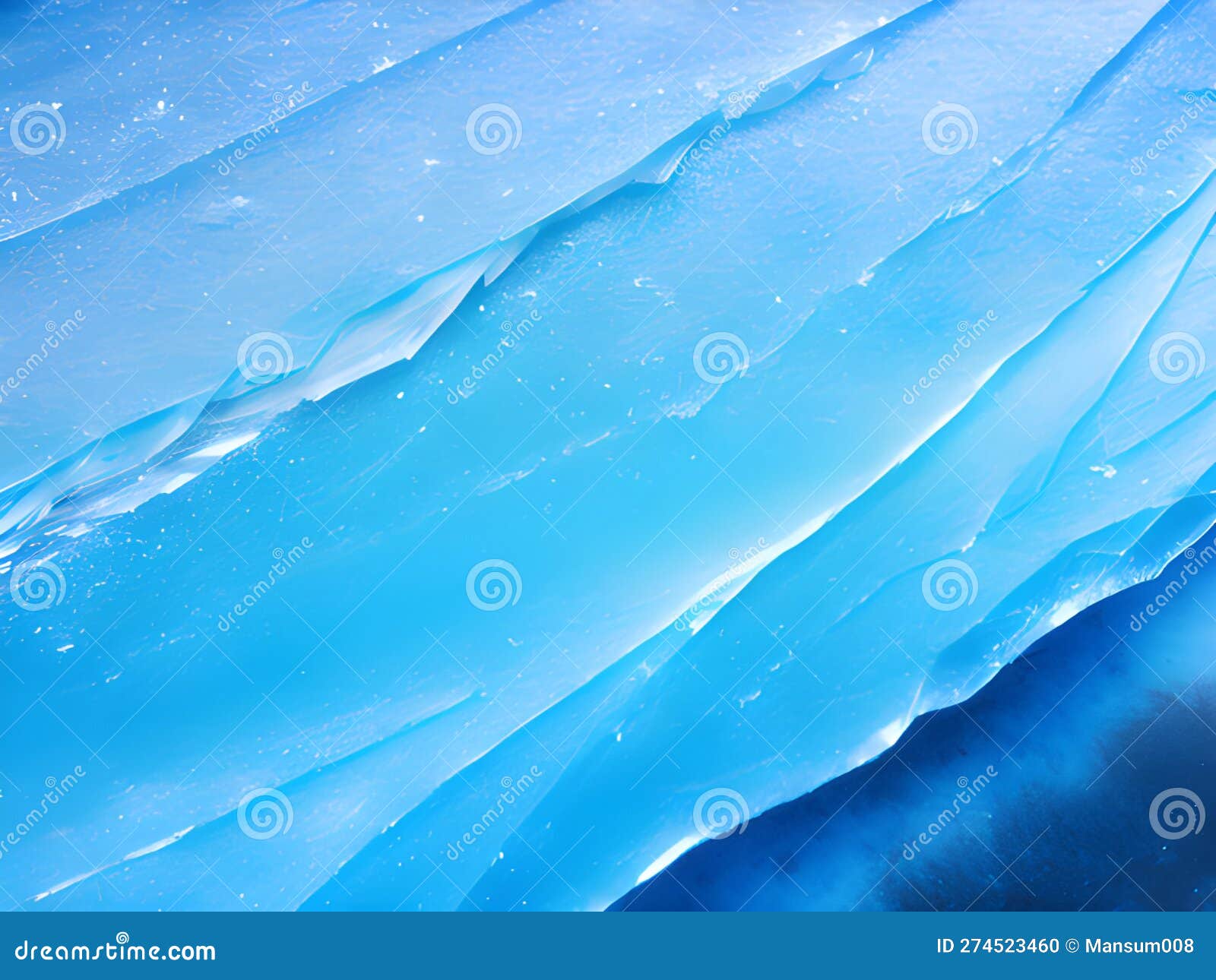 Beautiful Background of the Blue Ice Texture, AI Generated Stock ...