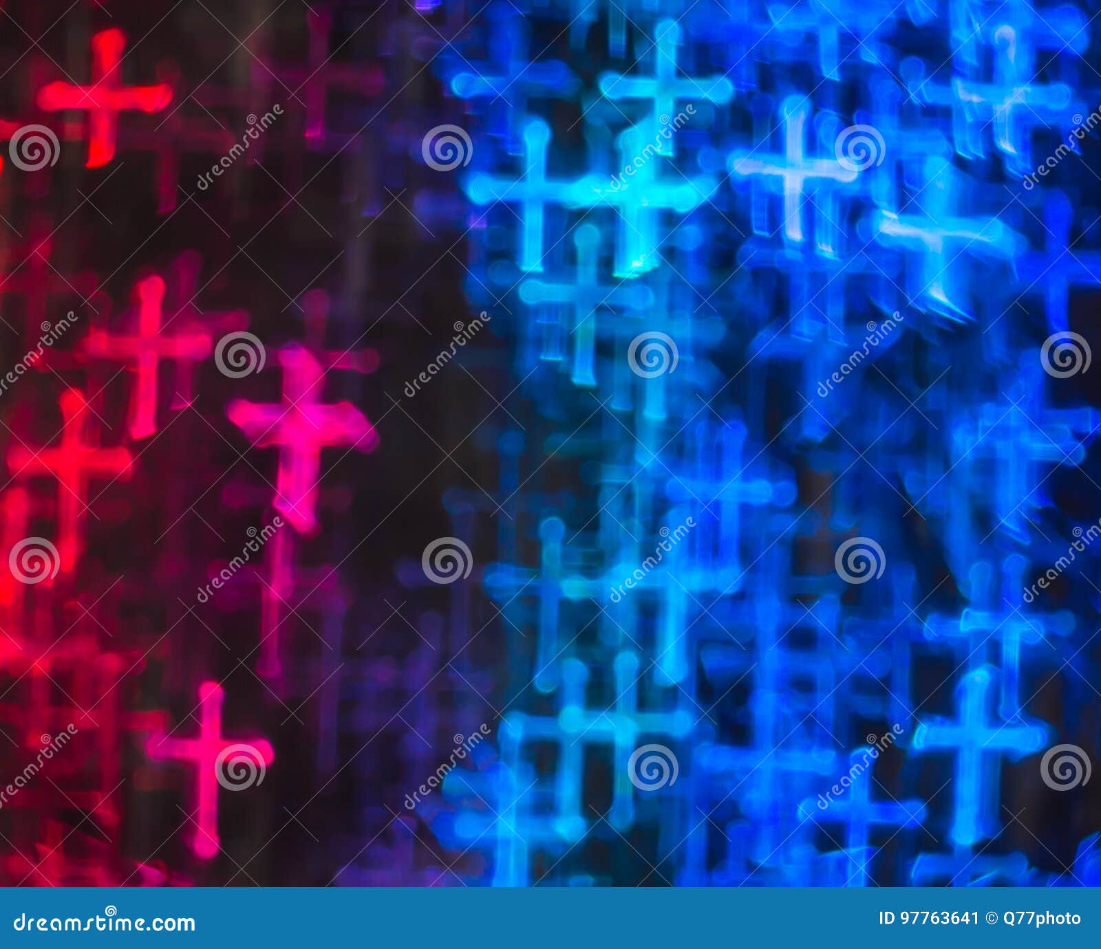 Beautiful Background with Different Colored Cross, Abstract Back Stock ...