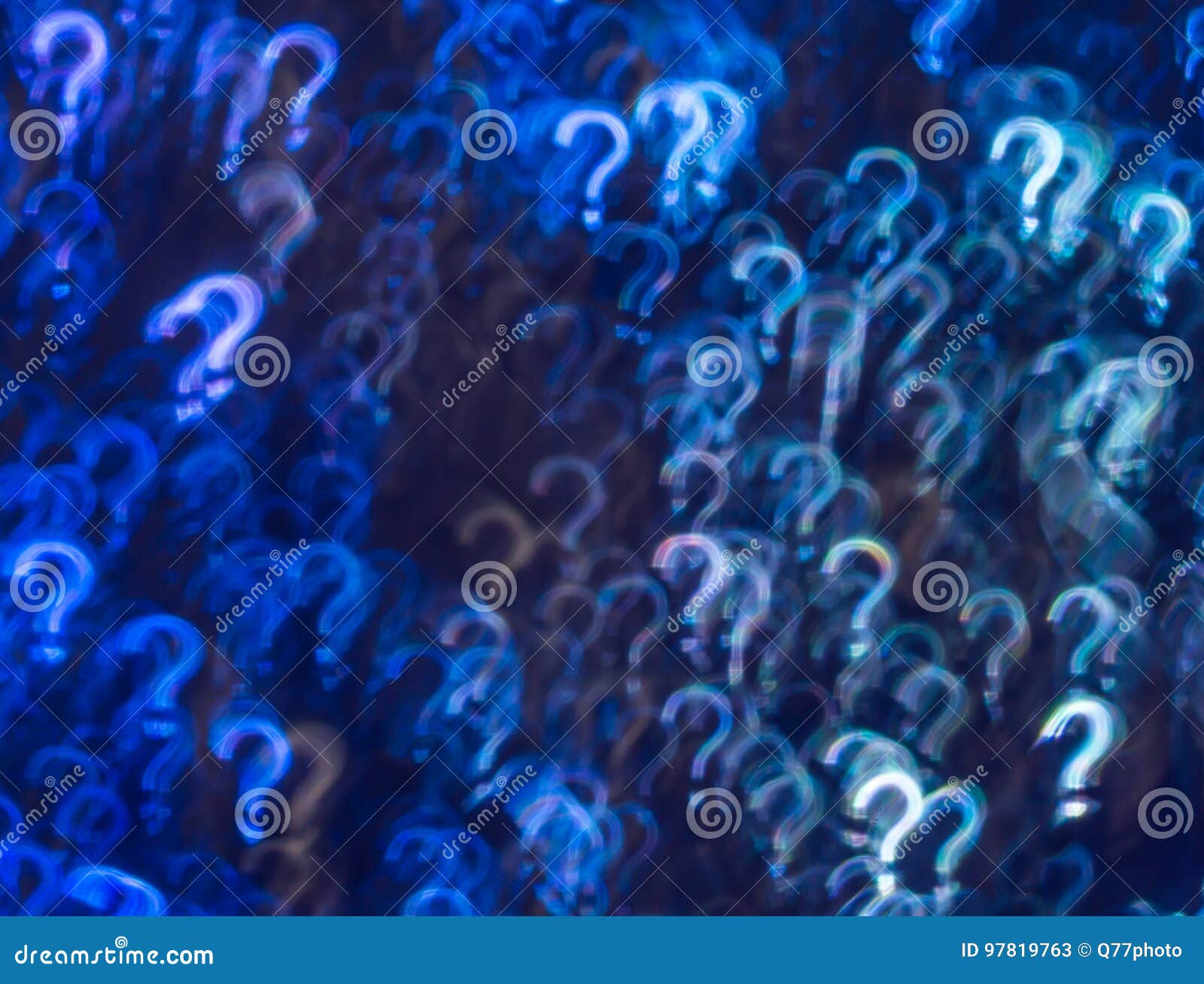 Beautiful Background with Different Colored Question Mark, Abstract ...