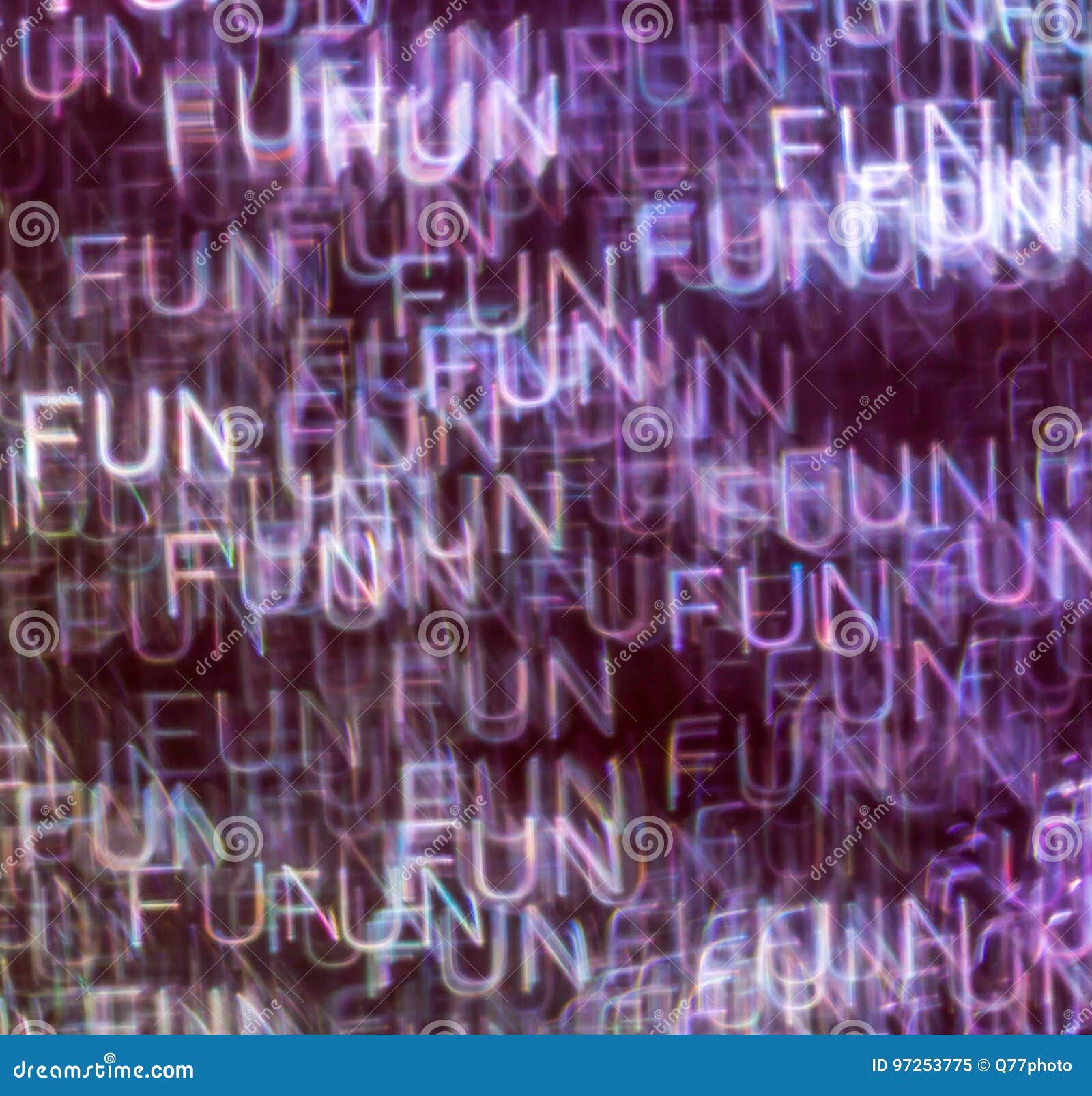 Beautiful Background with Different Colored Word Fun, Abstract B Stock ...