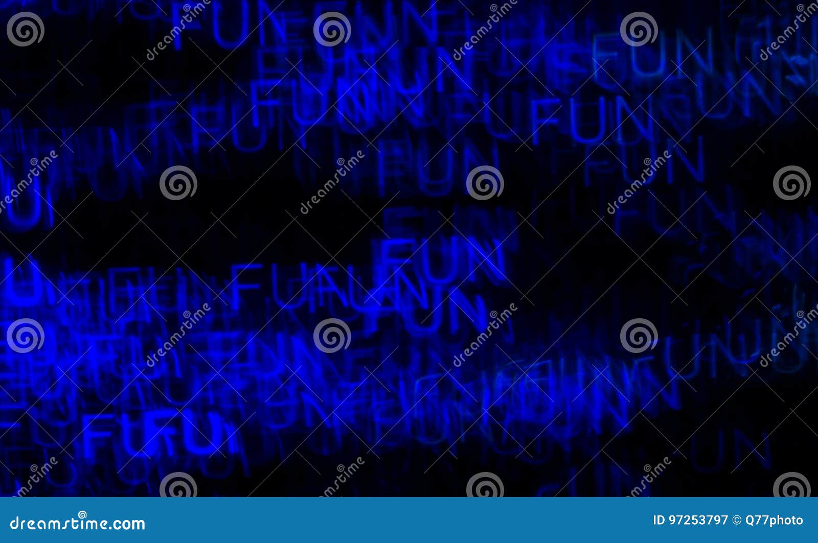 Beautiful Background with Different Colored Word Fun, Abstract B Stock ...