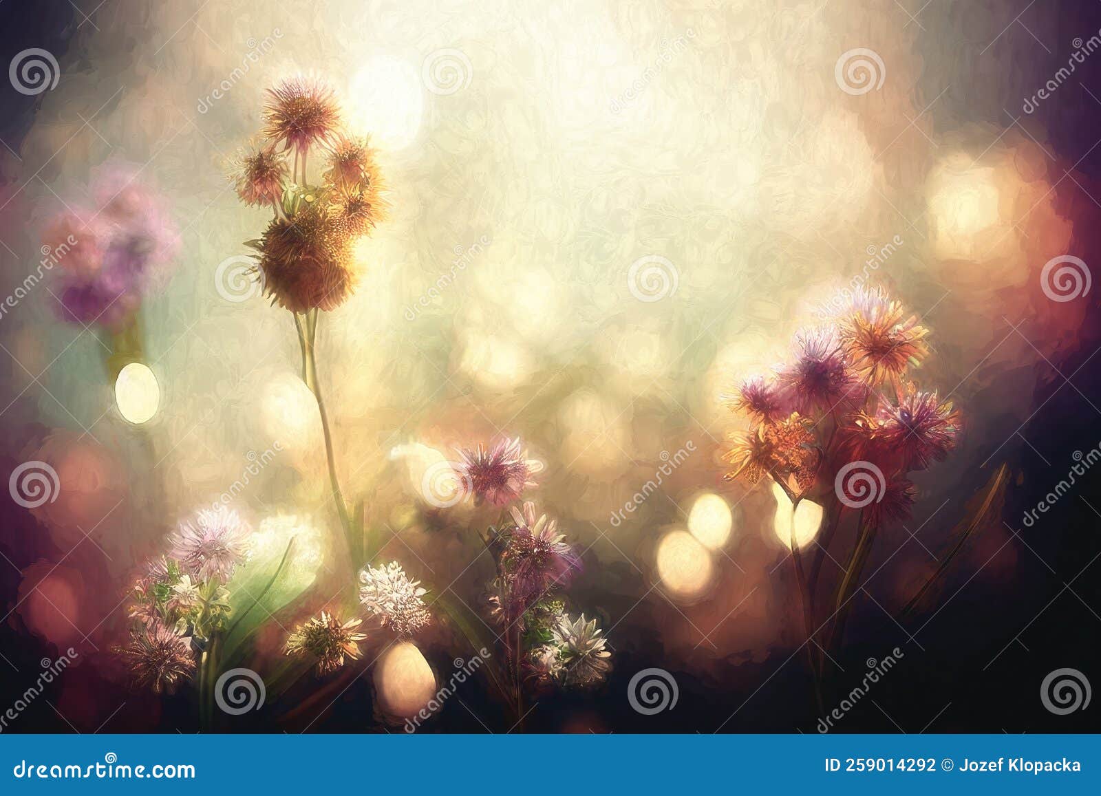 Beautiful Background with Flowers in Light. Flower Background. Stock ...