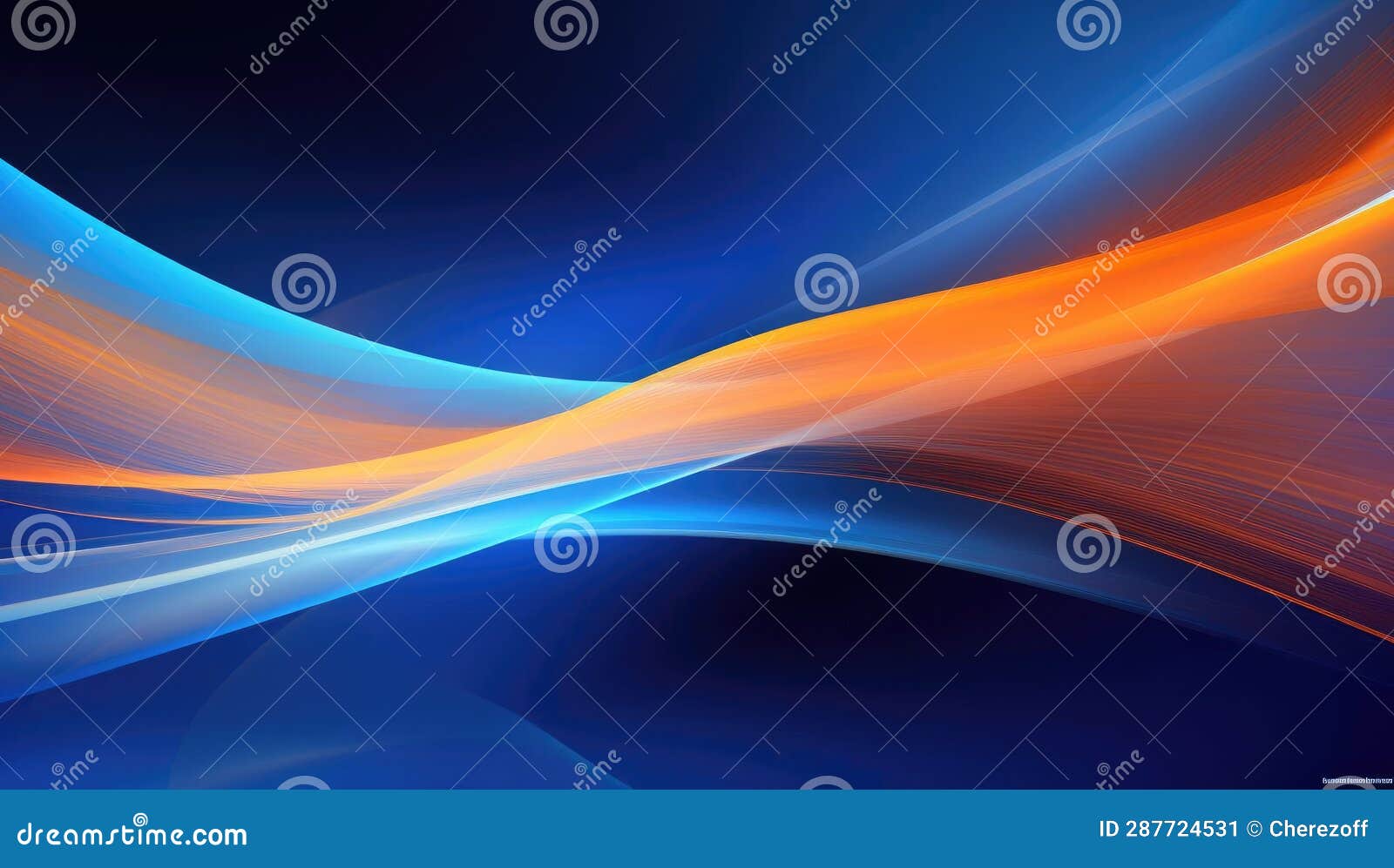 Beautiful Background of Glowing Lines Stock Illustration - Illustration ...