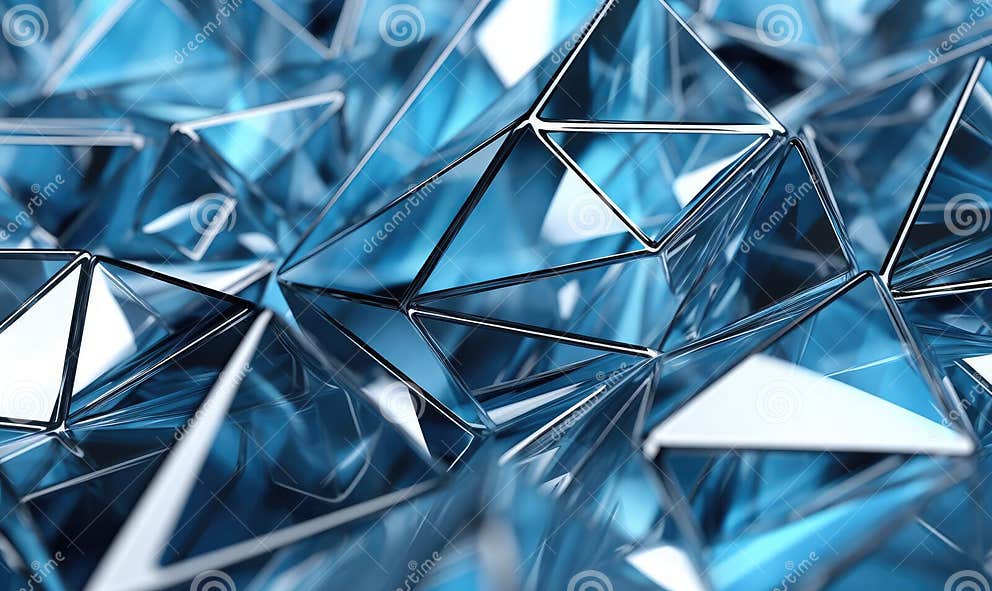 Beautiful Background Made of Glass Elements Stock Illustration ...