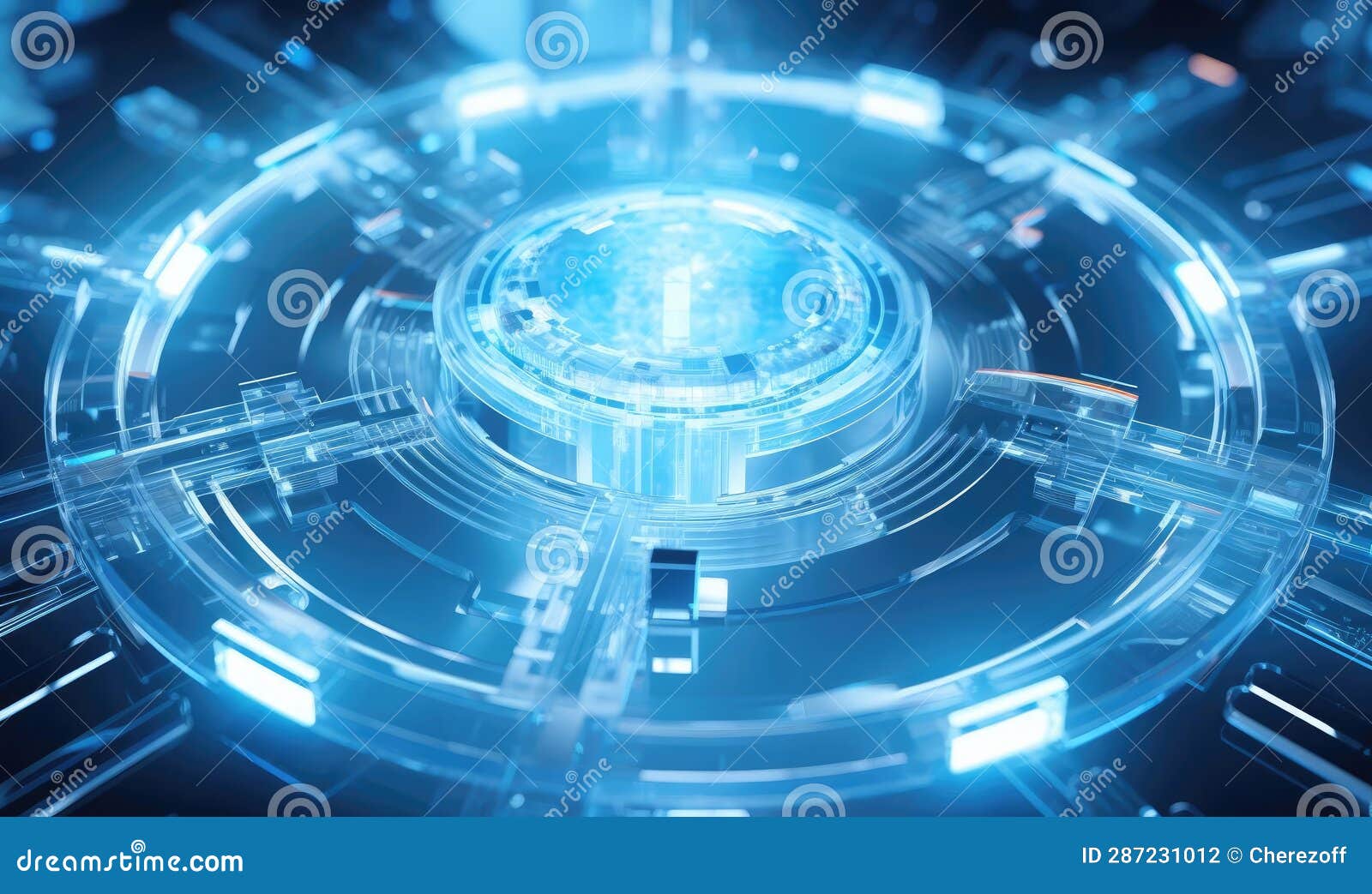 Beautiful Background Made of Glass Elements Stock Illustration ...