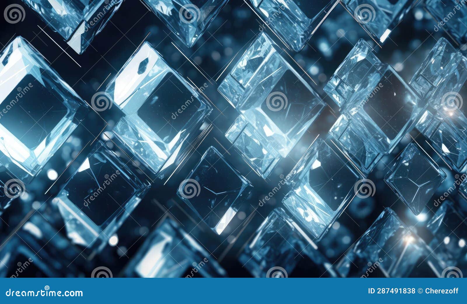 Beautiful Background Made of Glass Elements Stock Photo - Image of ...