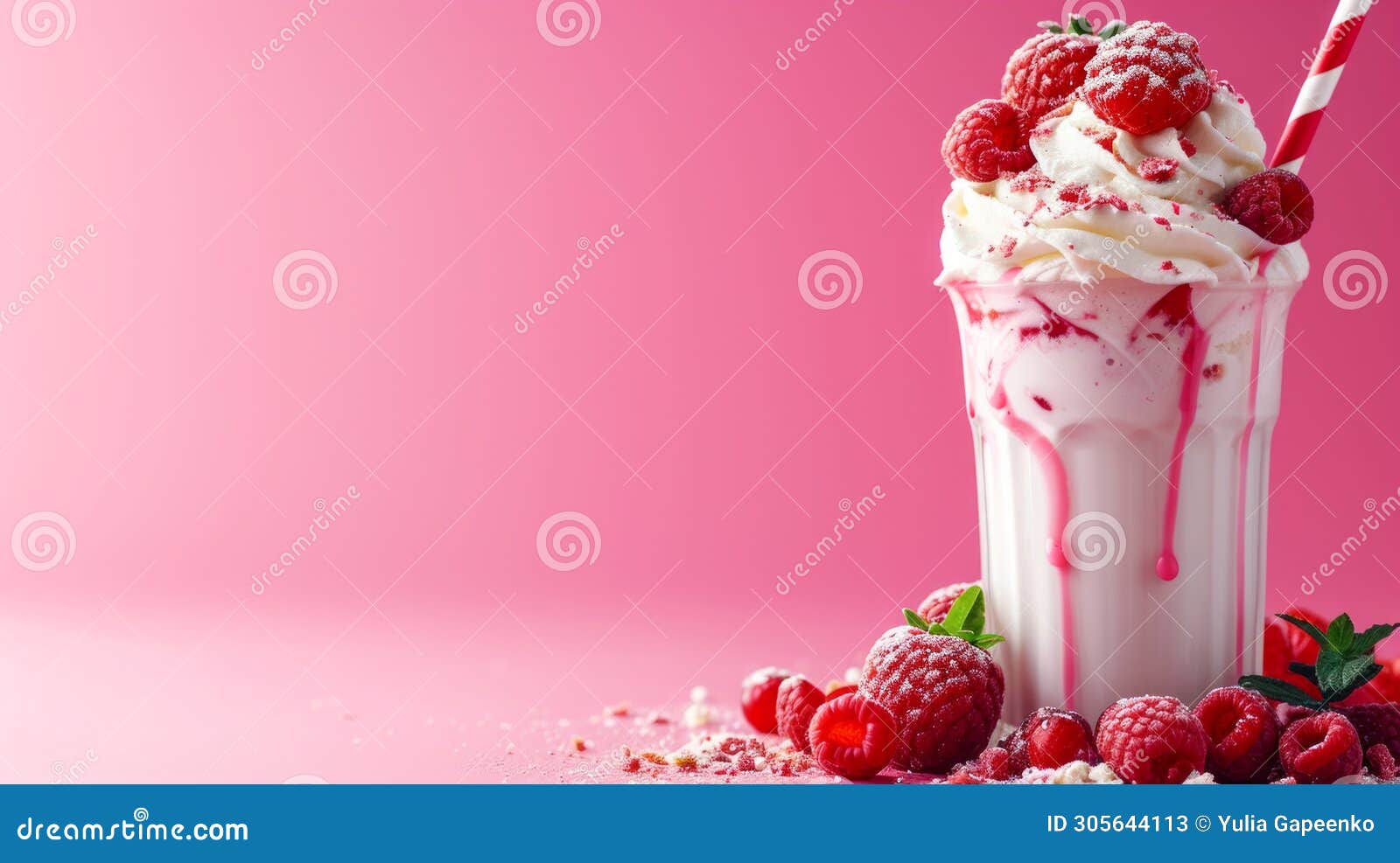 Beautiful Background for Milkshake Advertising Stock Image - Image of ...