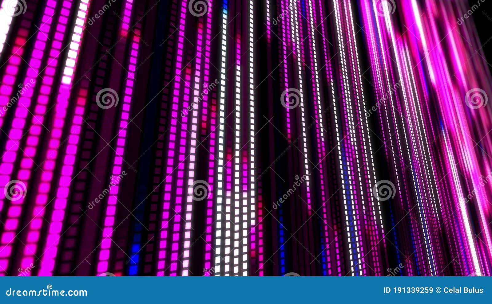 Beautiful Background from Squares. the Squares are Moving in Line. in ...