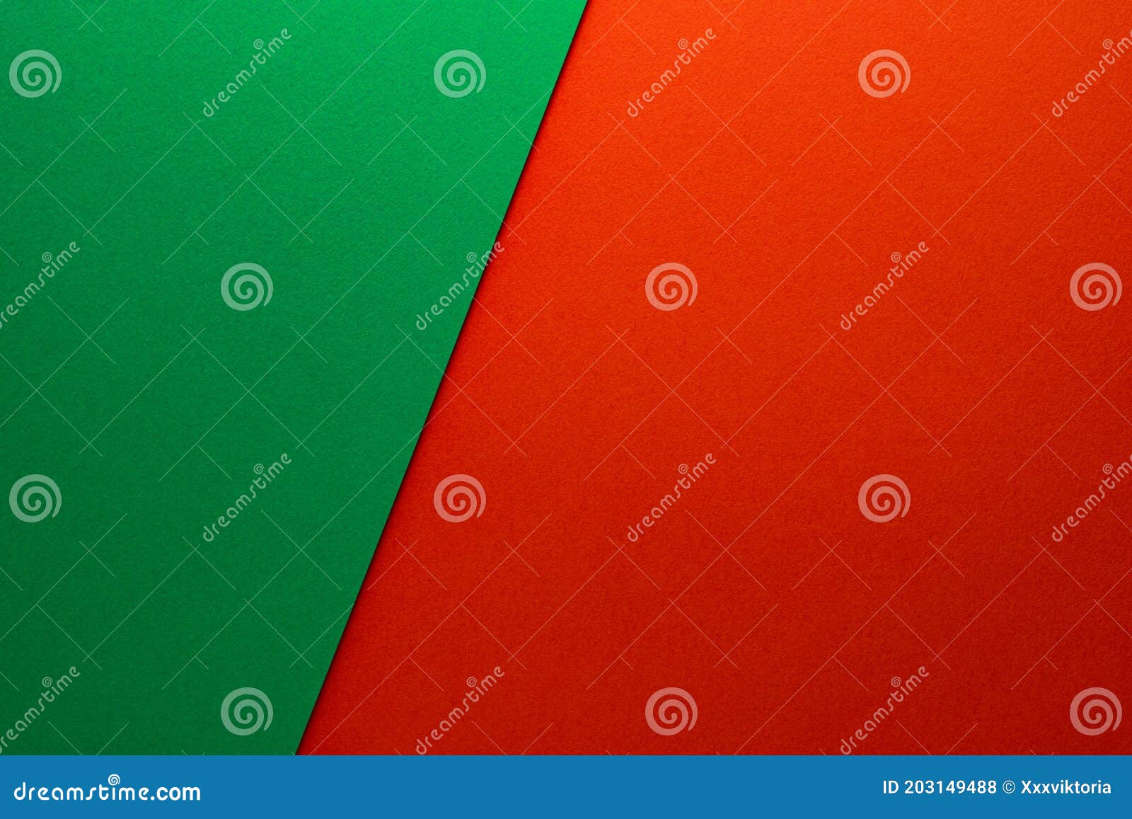 Beautiful Background of Two Unequal Parts of Green and Red Paper ...