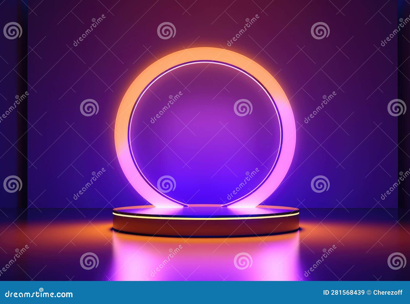 Beautiful Background with Ultraviolet Light and Space for Your Product ...