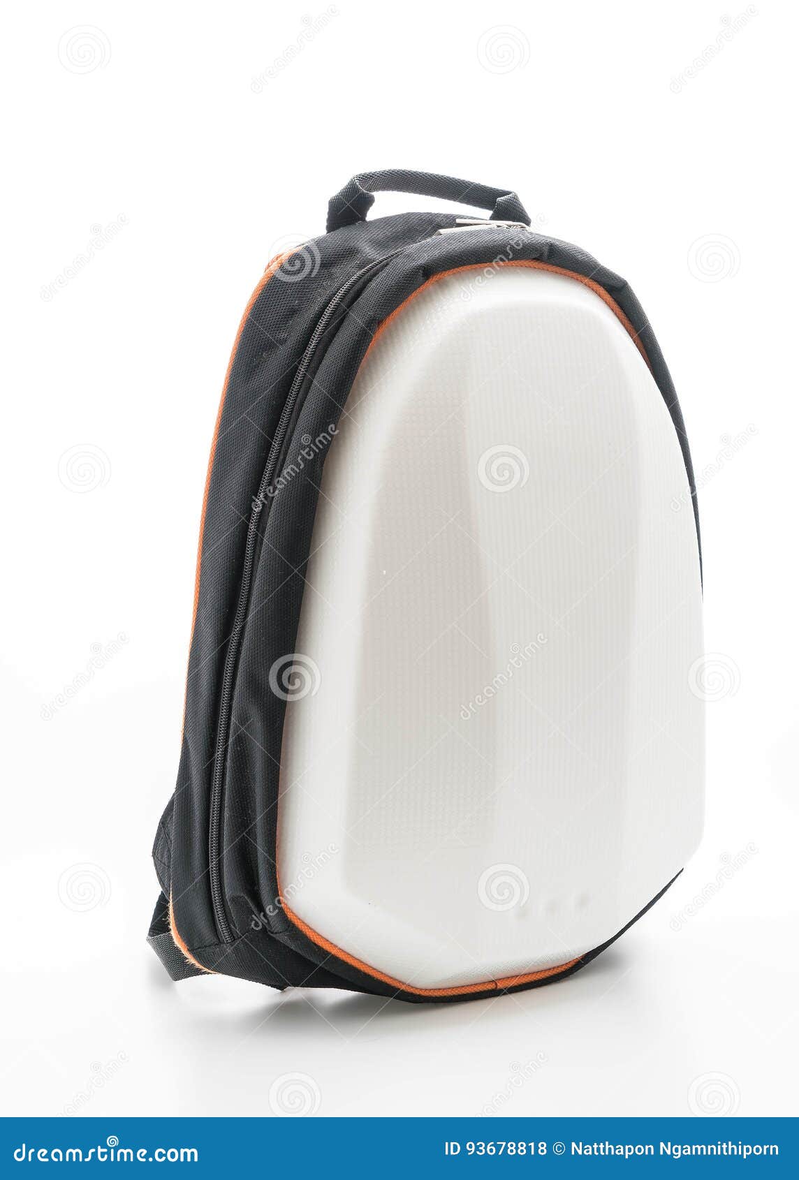 Beautiful Backpack on White Stock Photo - Image of hanging, blue: 93678818