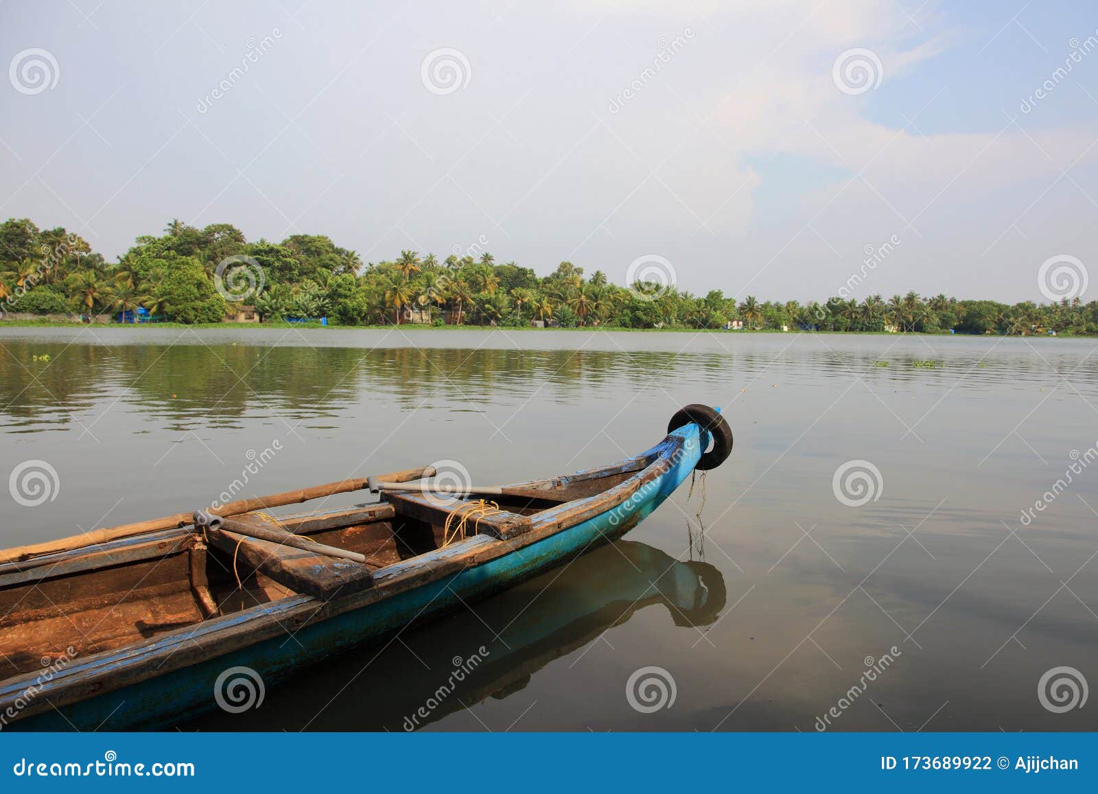 Beautiful Backwater Locations of Kerala Stock Photo - Image of ...