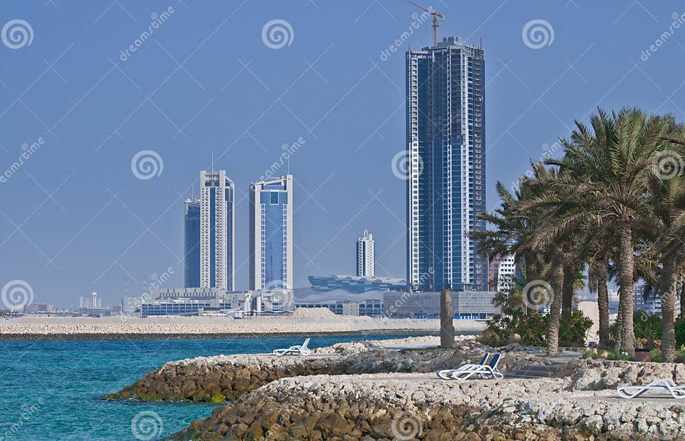Beautiful Bahrain stock image. Image of crane, lush, beach - 15176011