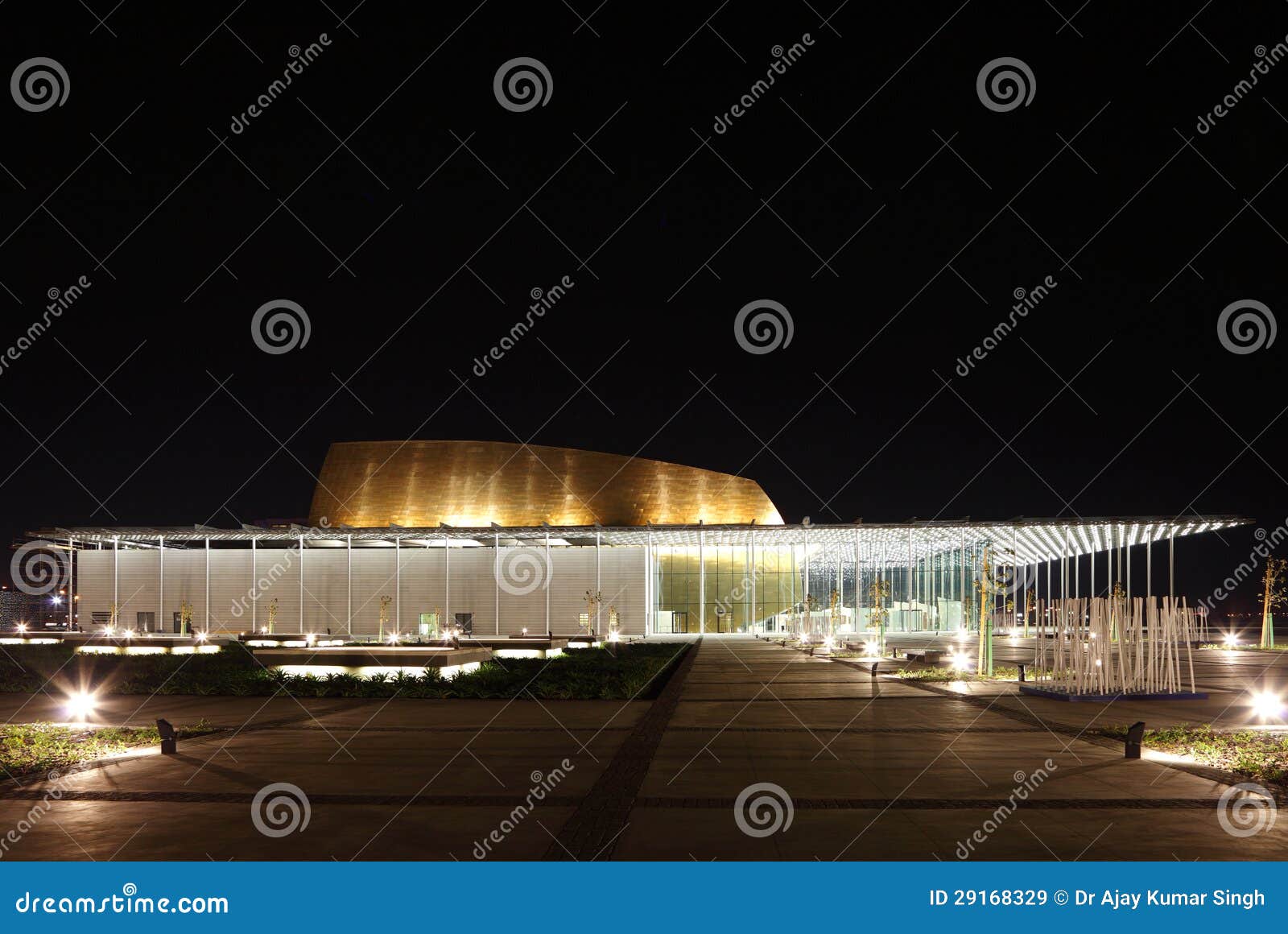 The Beautiful Bahrain National Theatre, Side View Editorial Stock Image ...