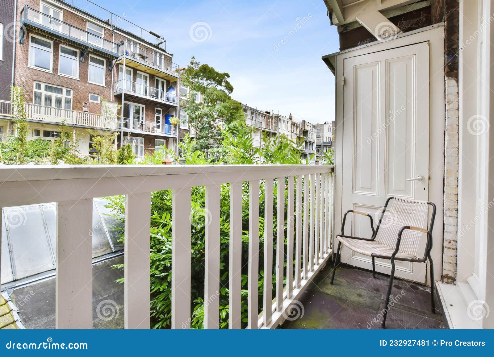 Beautiful balcony view stock image. Image of estate - 232927481